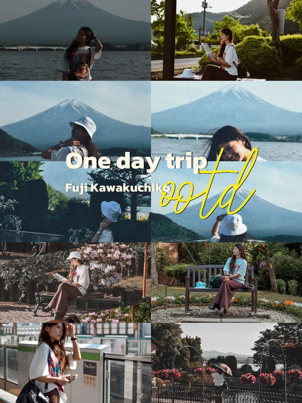เที่ยว Fuji kawaguchiko (one day trip) 🗻🌸 | แกลเลอรีที่โพสต์โดย KA-TAENG | Lemon8