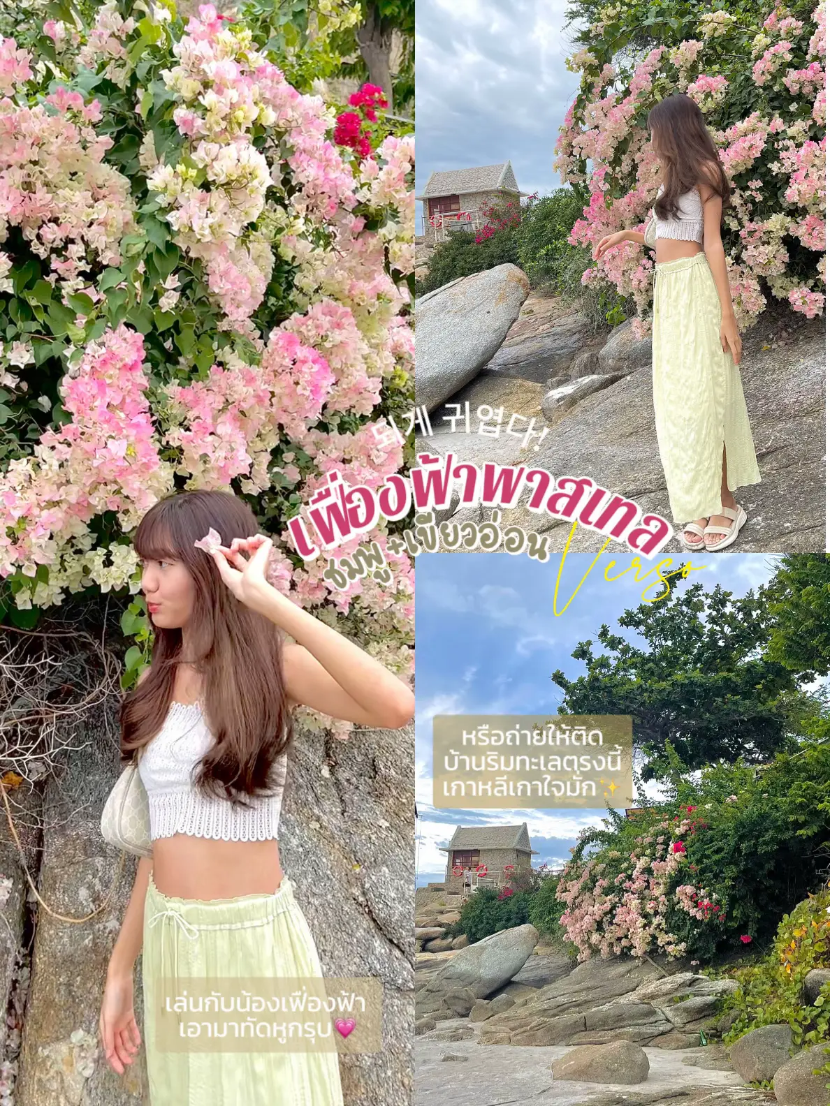 🌸แจกพิกัดมุมเฟื่องฟ้าพาสเทล ฟีลหมู่บ้านริมทะเลปูซาน | แกลเลอรีที่โพสต์ ...