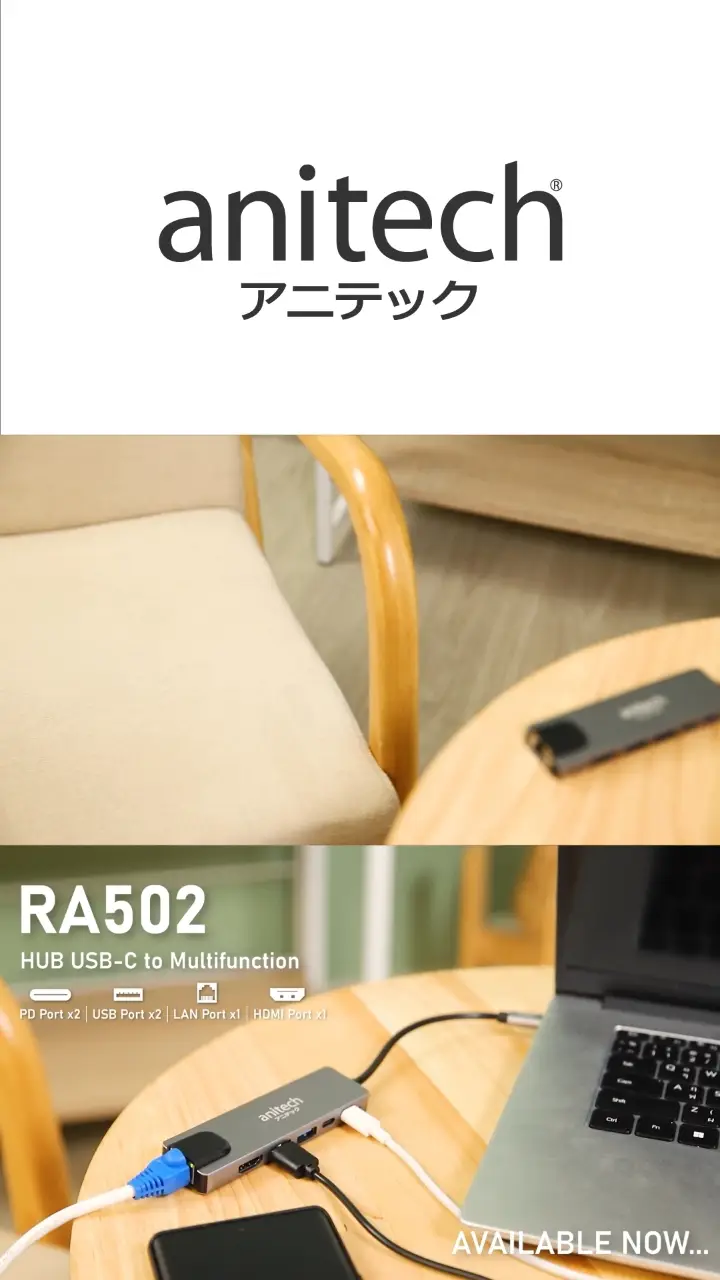 🔥Usb Hub with PD Type-C รุ่น RA502 🔥 | วิดีโอที่เผยแพร่โดย anitech ...