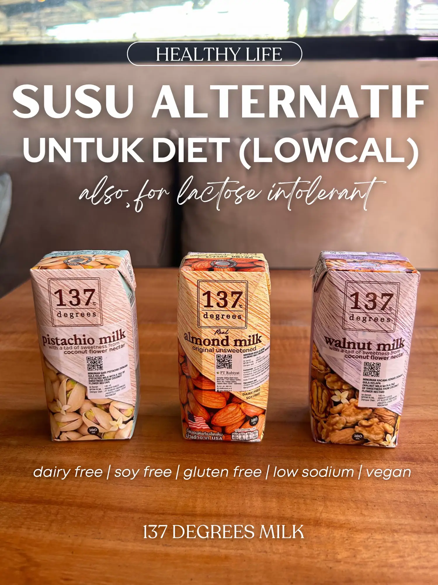 Pilihan Susu DIET FRIENDLY & LACTOSE FREE!🥛 | Galeri diposting oleh ...