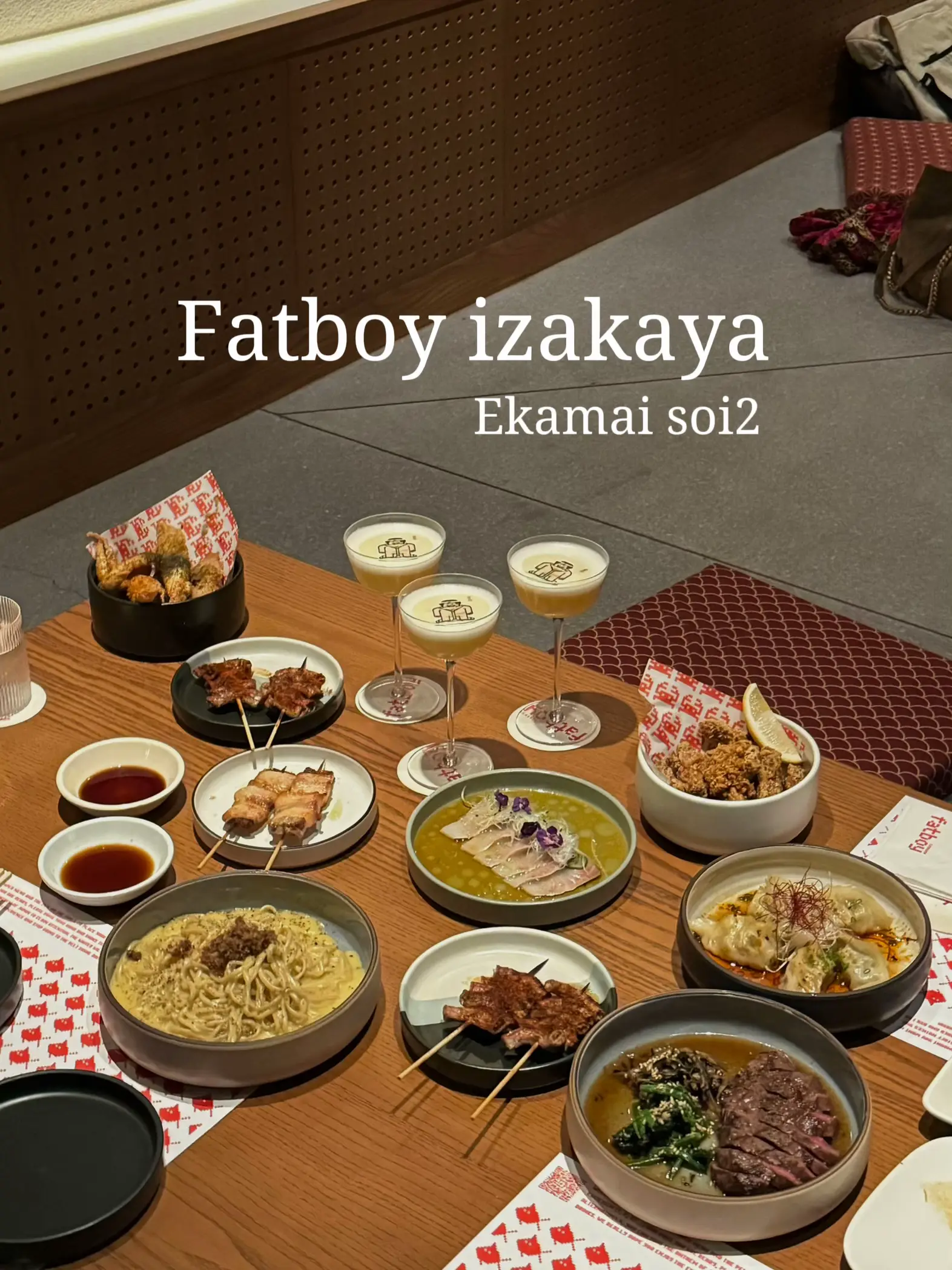 Fatboy izakaya - ekkamai2🍣🍝🍙 | แกลเลอรีที่โพสต์โดย talay panya | Lemon8