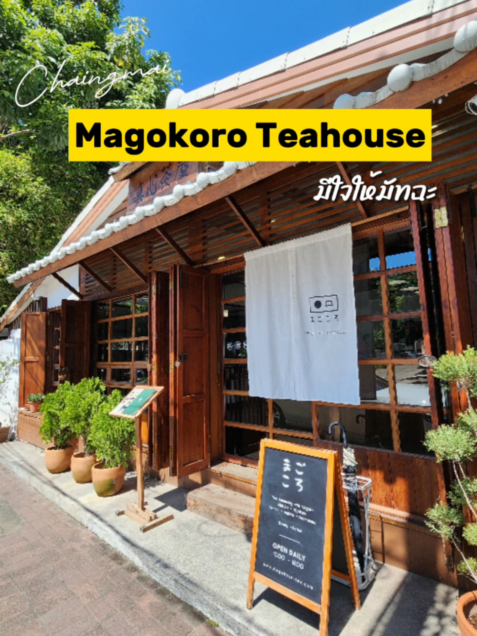🍵Famous green tea shop in Chiang Mai | Japanese atmosphere | Video ...