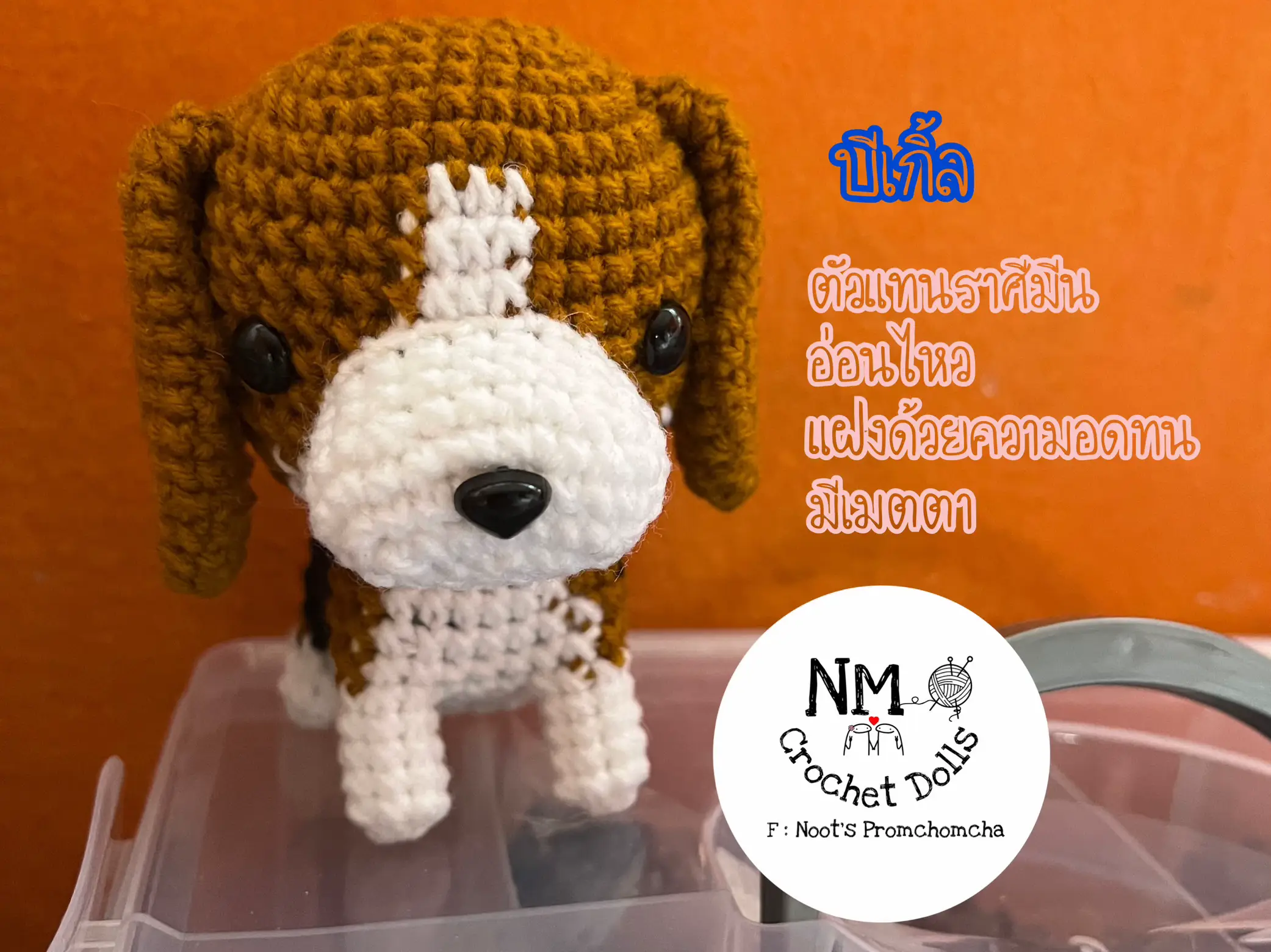 ตัวแทนชาวราศีมีน “บีเกิ้ล” | แกลเลอรีที่โพสต์โดย NM Crochet Doll | Lemon8