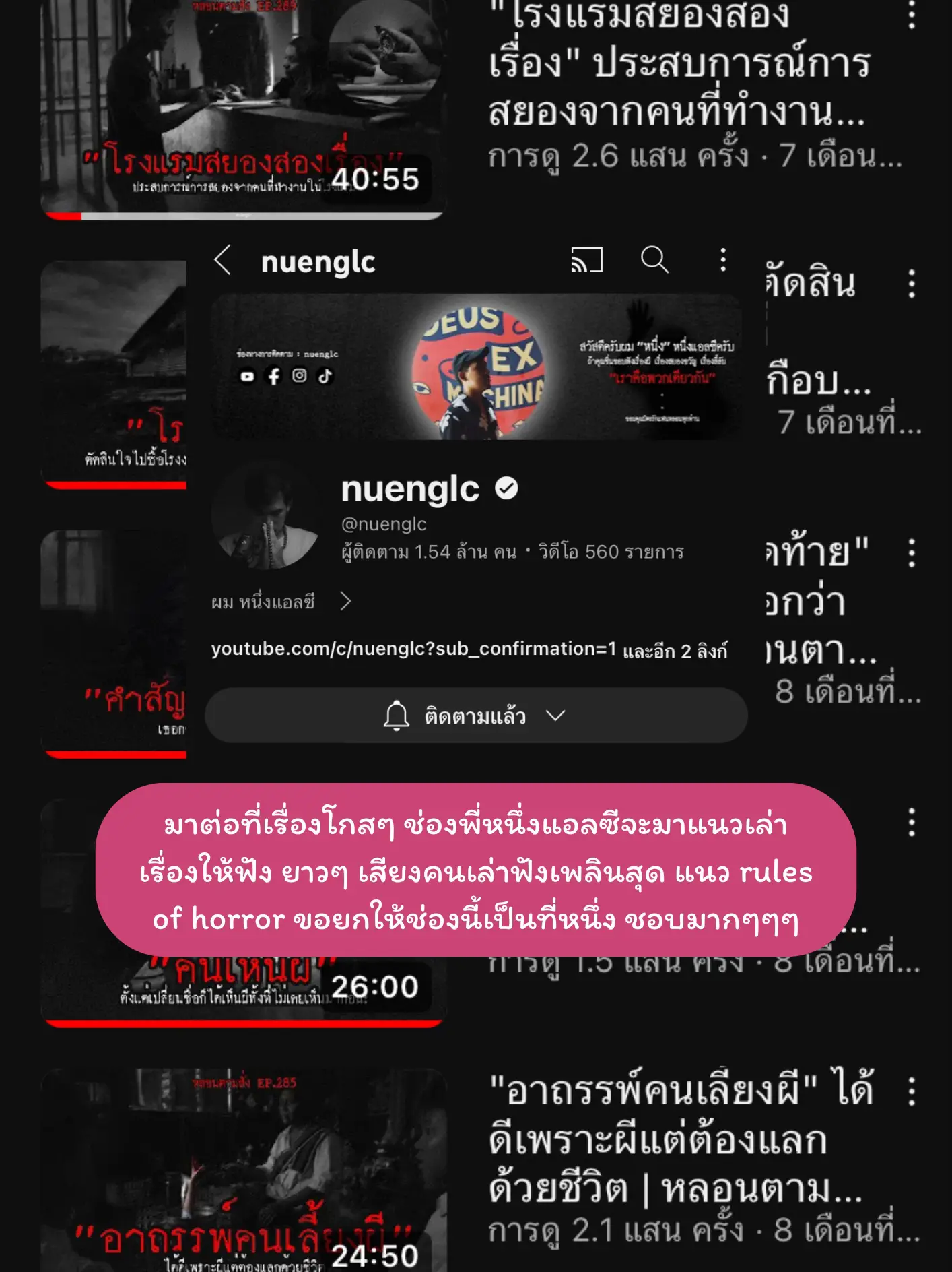 รวมช่อง Youtube ไว้ดูเวลาเหงา🗯️♥️ | แกลเลอรีที่โพสต์โดย juju | Lemon8