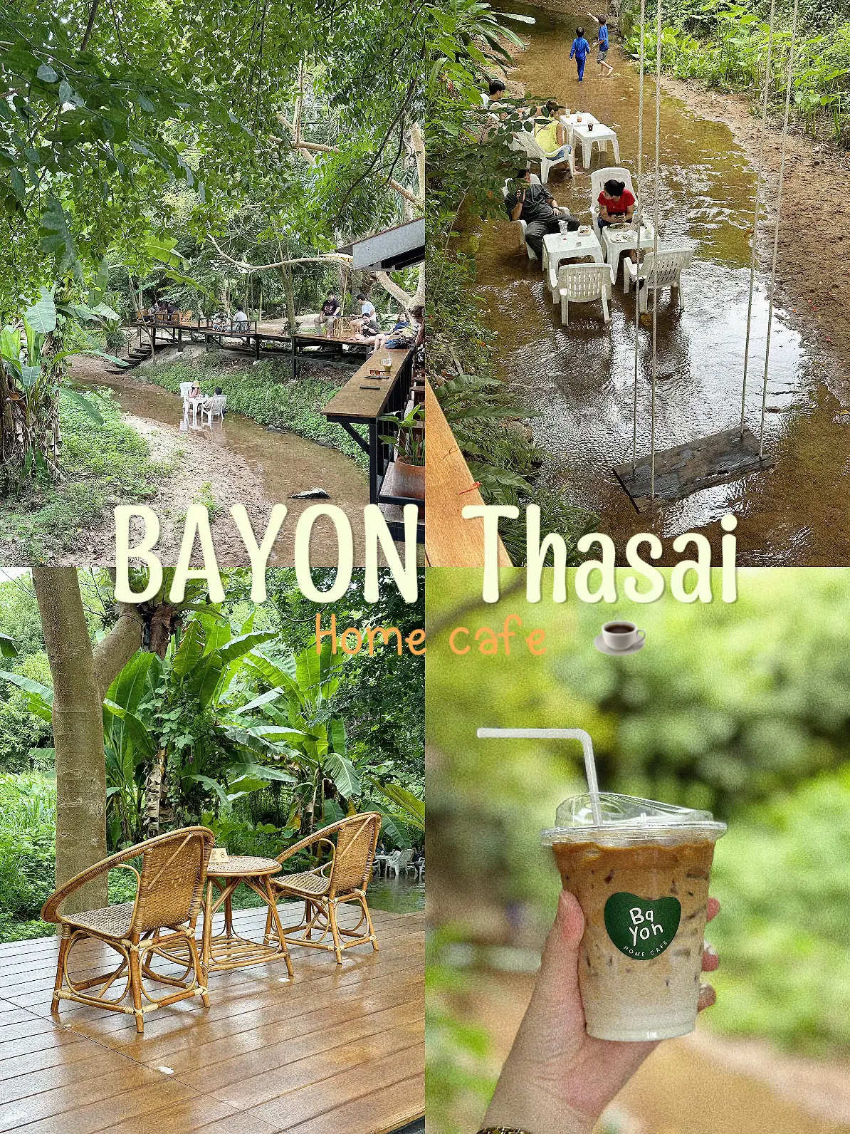 BAYON Thasai คาเฟ่ติดลำธารสุดฮีลลใจ ⛰️ | แกลเลอรีที่โพสต์โดย 🌻🅕🅐🅡🅜 🅢🅤🅚 ...
