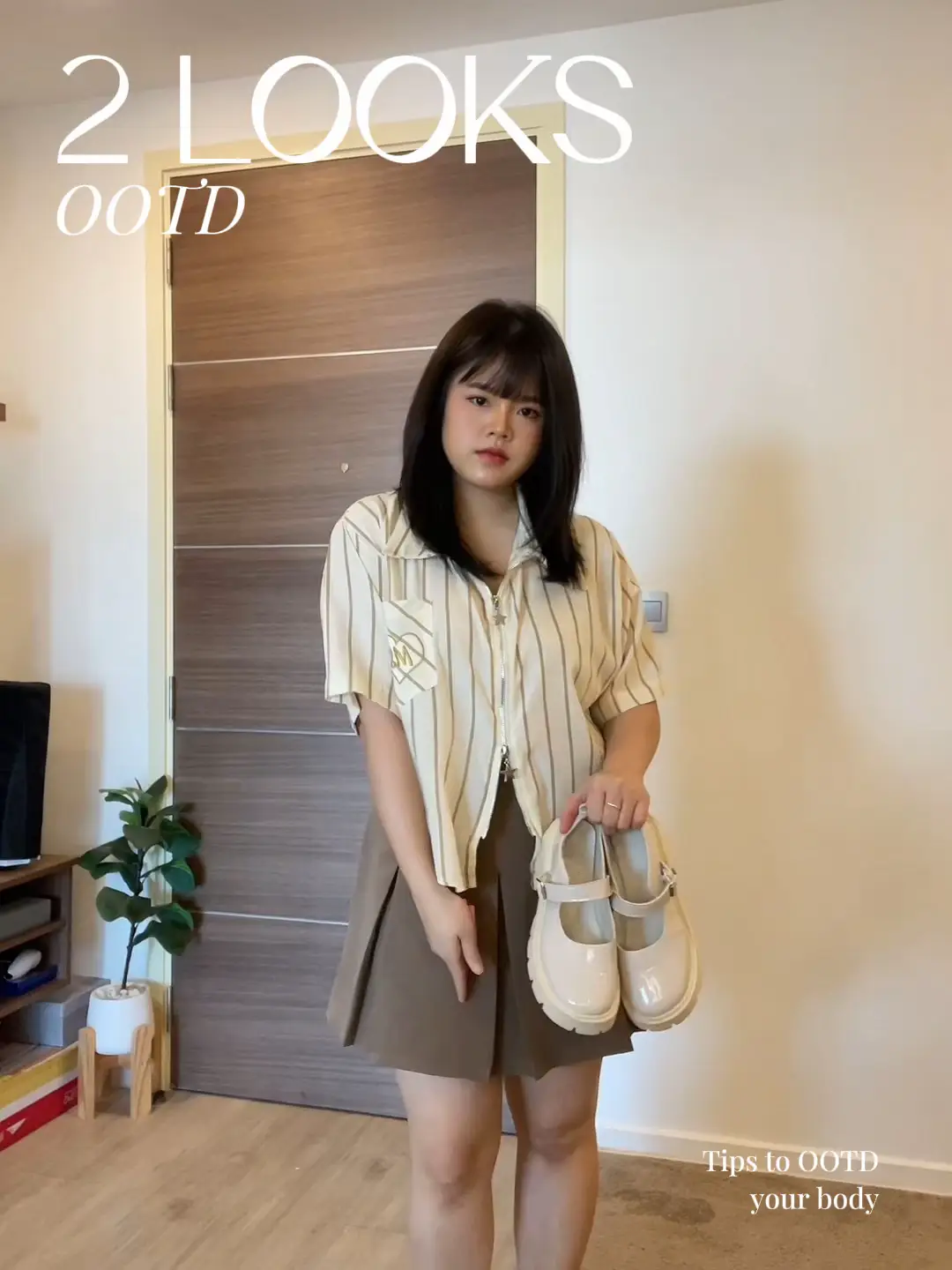 OOTD 2 Looks พรางหุ่น | วิดีโอที่เผยแพร่โดย Solly.Mrc💎 | Lemon8