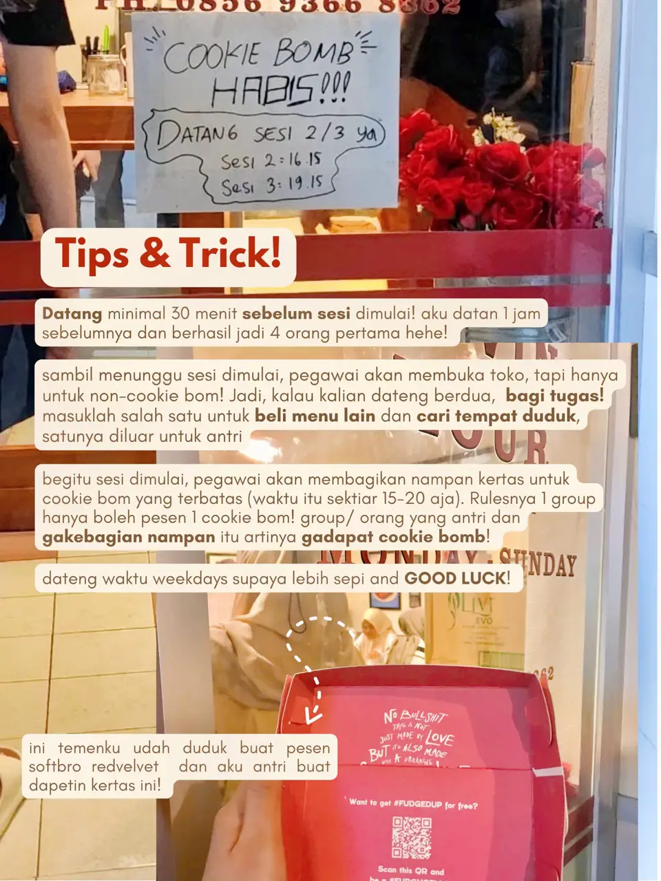 Cobain COOKIE BOM Viral di Surabaya! | Galeri diposting oleh Jalan Bareng | Lemon8