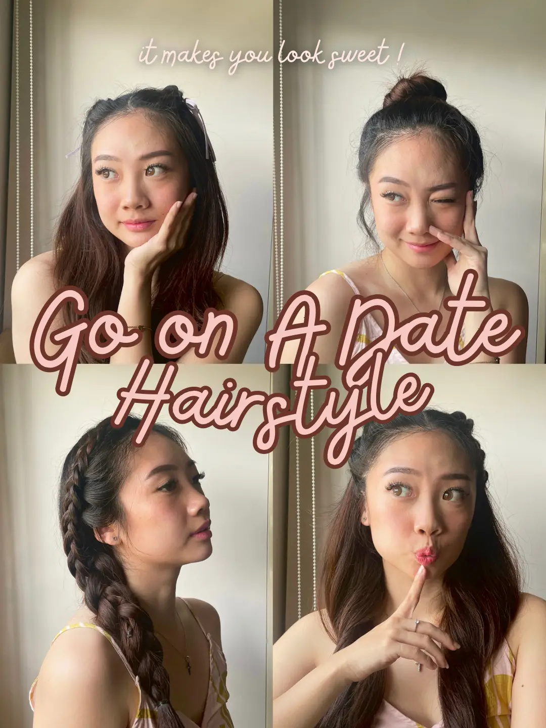 Sweet look hairstyle untuk rambut panjang! 🥰💗 | Galeri diposting oleh ...