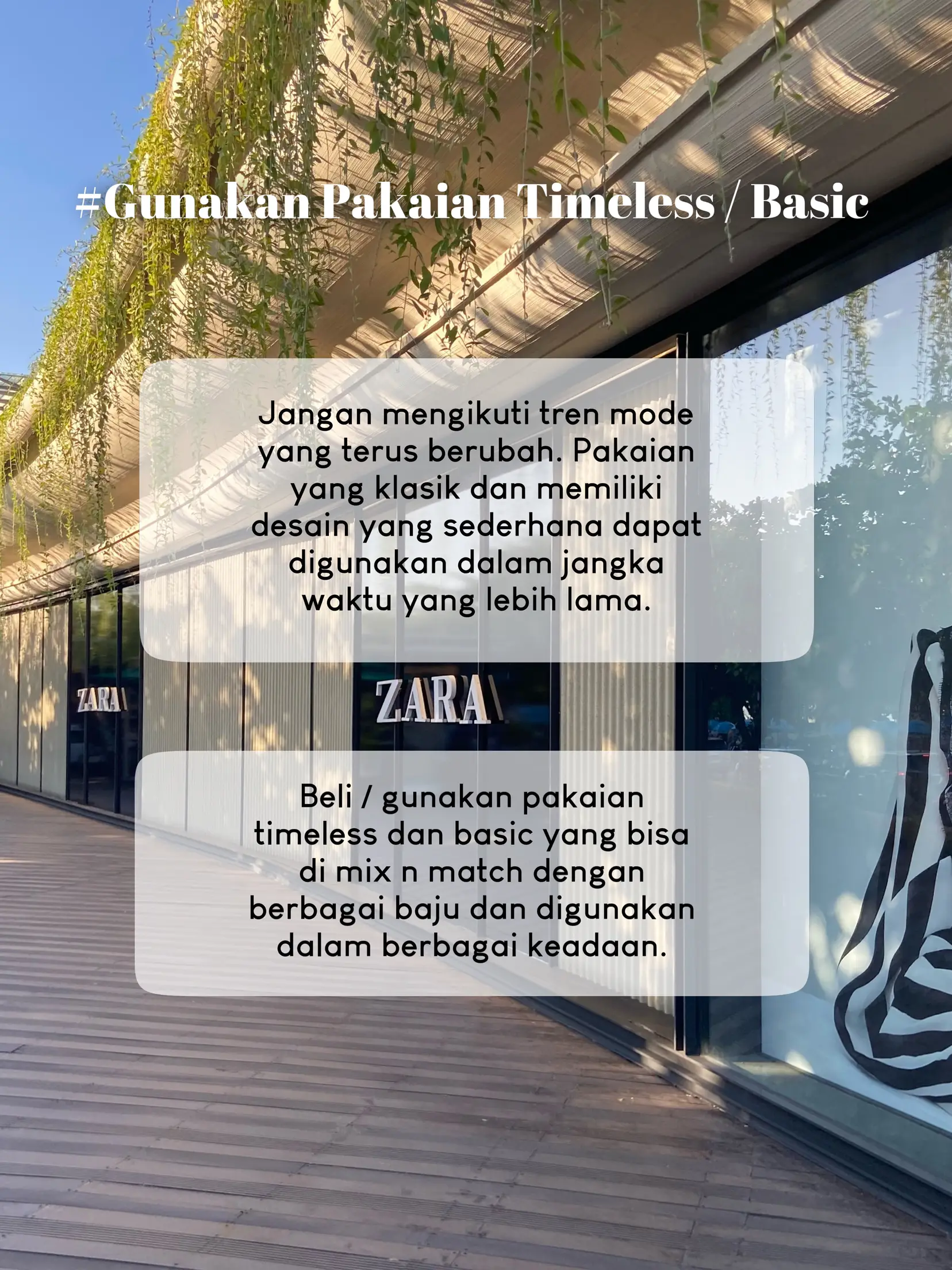 Tips agar tidak terjerat Fast Fashion | Galeri diposting oleh Mega Sophie | Lemon8