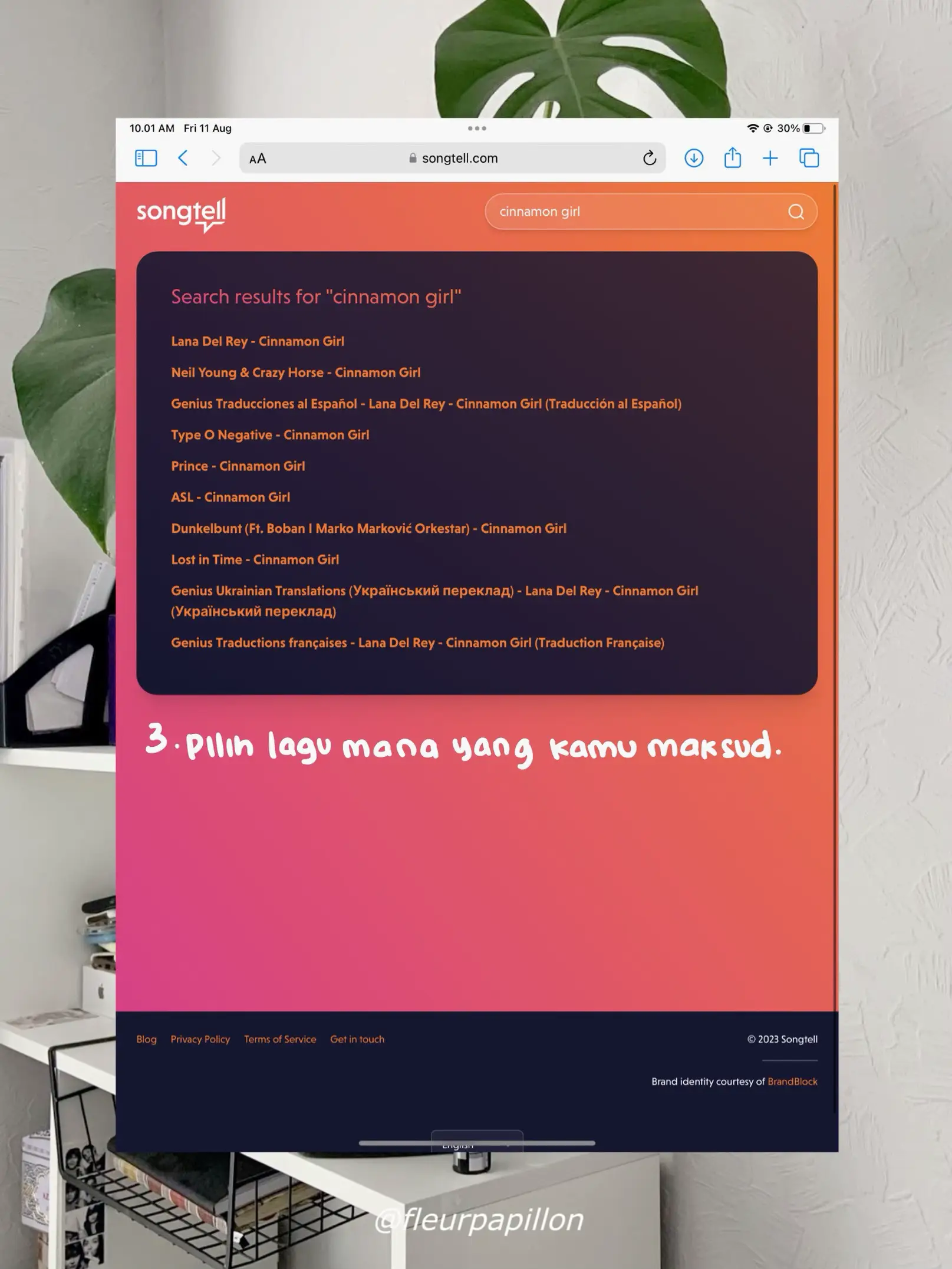 cari tau meaning lagu .* | Galeri diposting oleh fleurpapillon | Lemon8