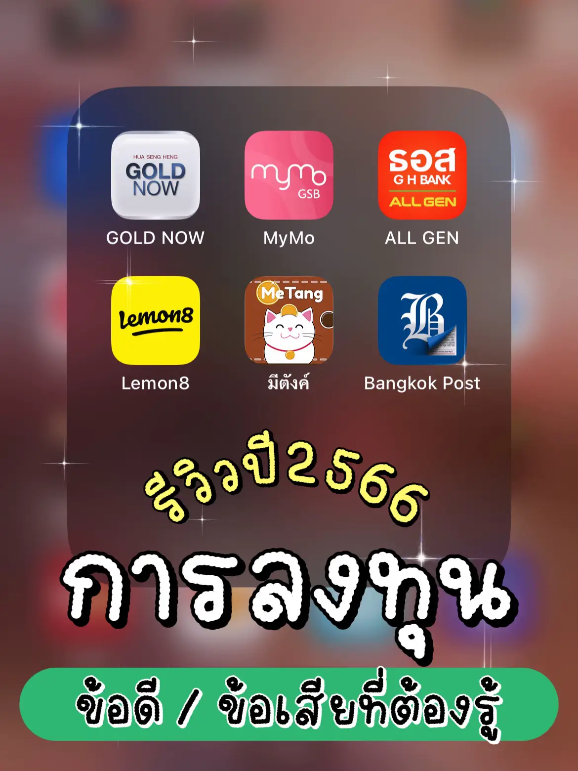 รีวิวการลงทุนในปี2566 | แกลเลอรีที่โพสต์โดย Bellebeli | Lemon8