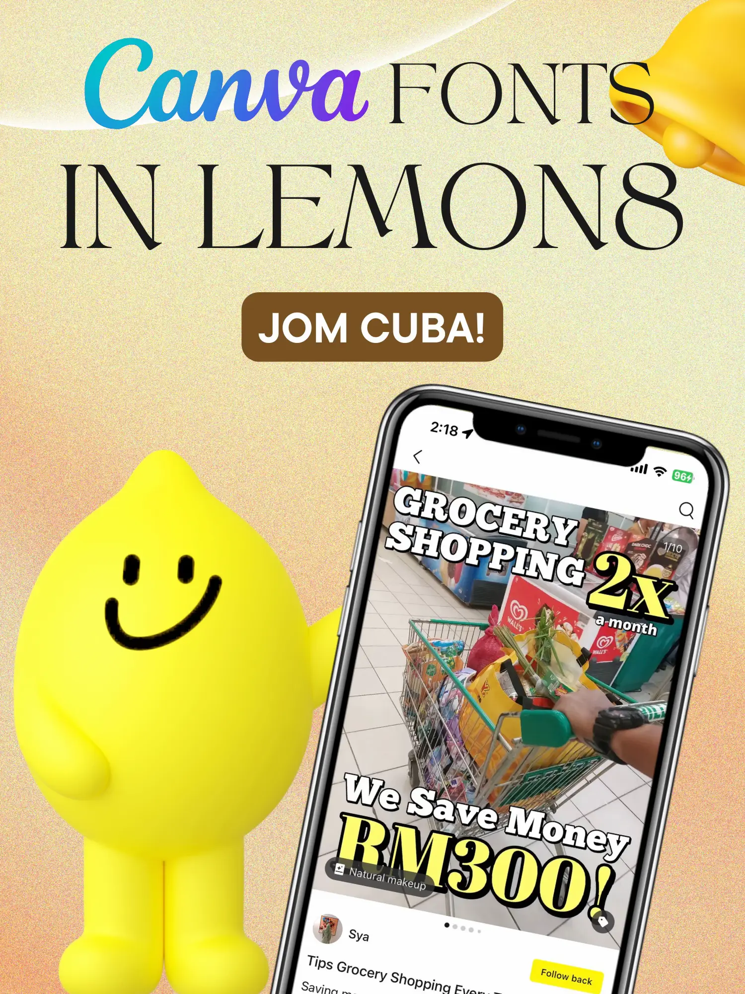 Canva fonts pun available kat Lemon8! | Galeri disiarkan oleh Lemon8_MY | Lemon8