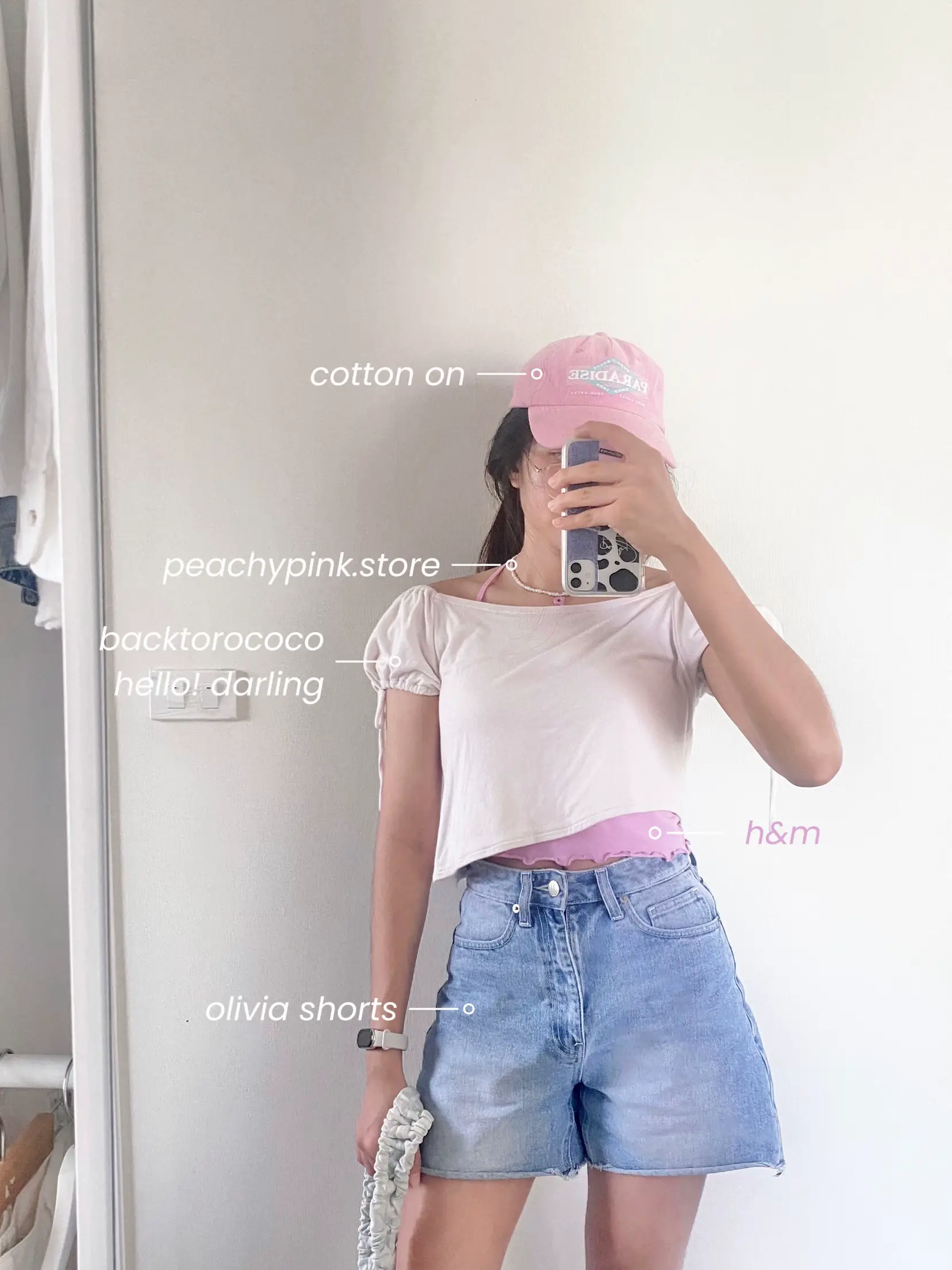 OOTD- P!NK SUMMER🏝🫧 | แกลเลอรีที่โพสต์โดย myminimoolin | Lemon8