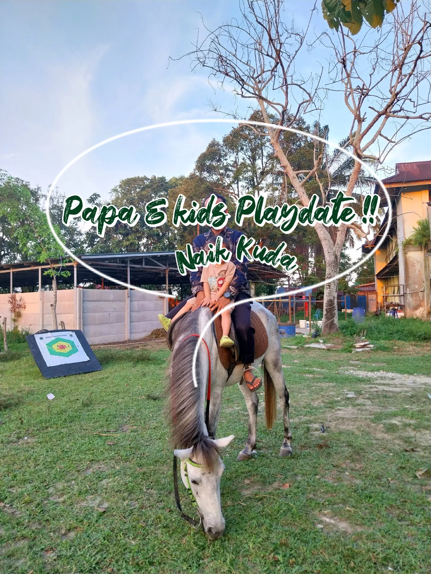 Papa & kids Playdate !! Ayo berkuda !! | Galeri diposting oleh aramarcell | Lemon8