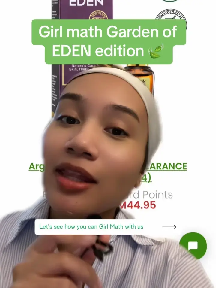 Girl Math with Garden of EDEN | Video diterbitkan oleh Garden of EDEN | Lemon8