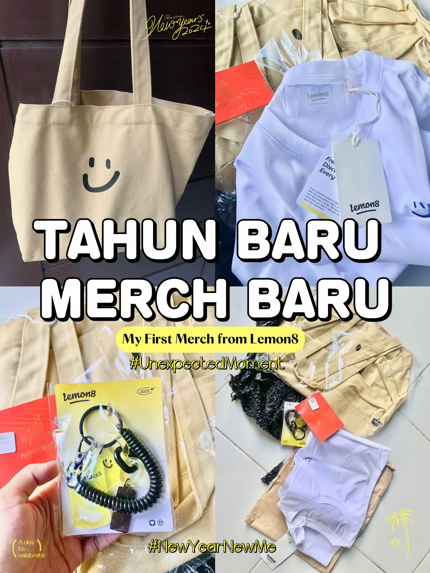TAHUN BARU MERCH BARU DARI LEMON8🍋 | Galeri diposting oleh 𝒩𝒾𝓇 | Lemon8