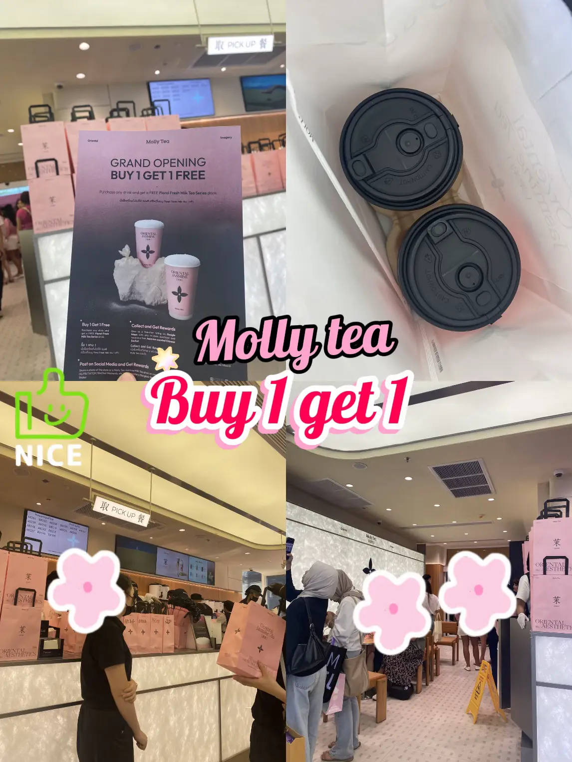 Molly tea Buy 1 get 1 | แกลเลอรีที่โพสต์โดย Vindy | Lemon8