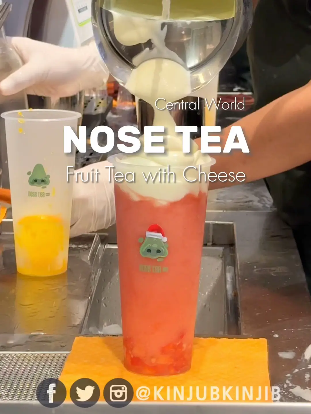 Nose Tea เขามาเปิดสาขาใหม่ใน Central World แล้วทุกคน | วิดีโอที่เผยแพร่ ...