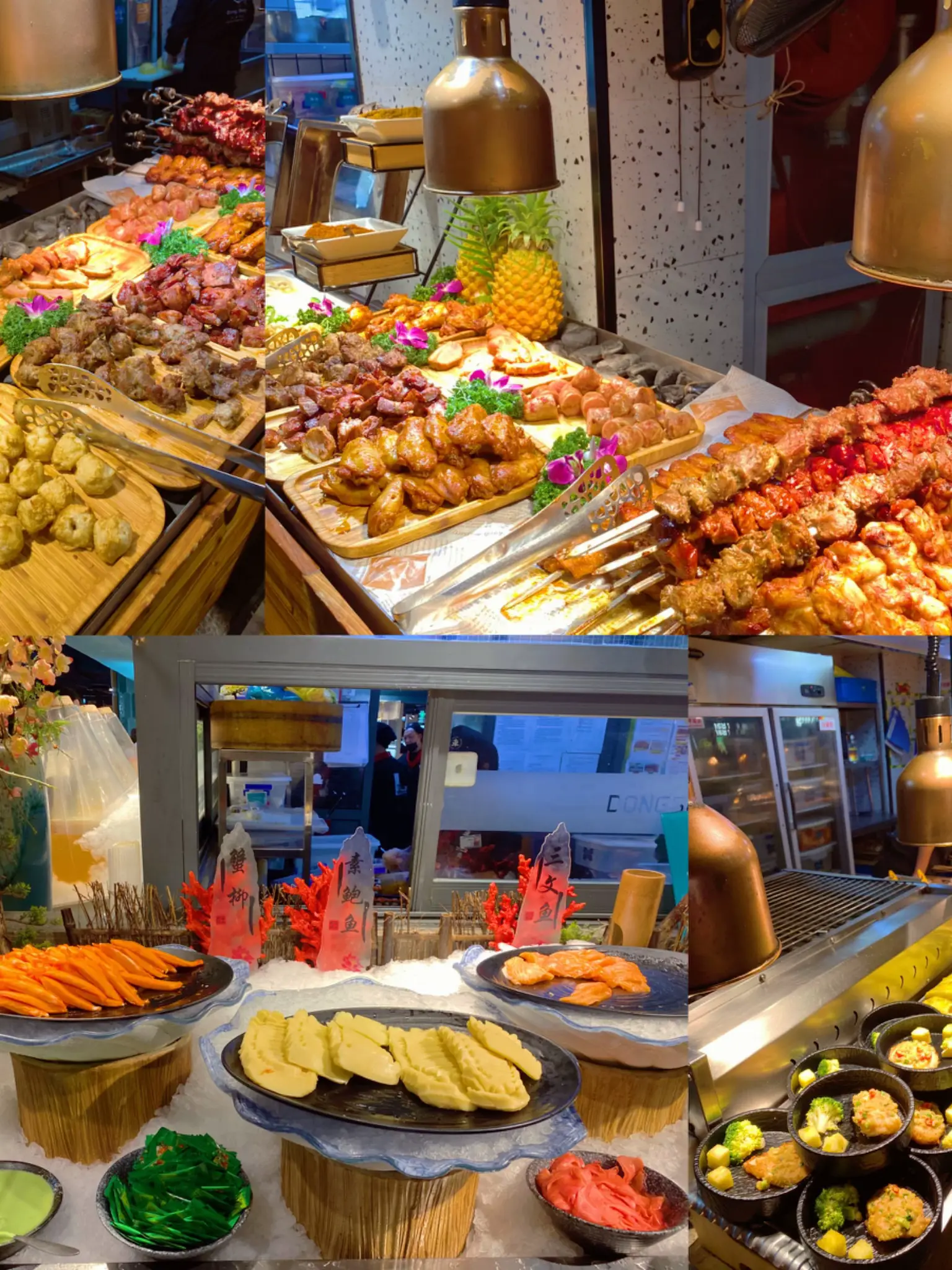 แนะนำบุฟเฟ่ปิ้งย่างร้านดังเซี่ยงไฮ้ 🥓🥩 Dongsheng Buffet | แกลเลอรีที่ ...