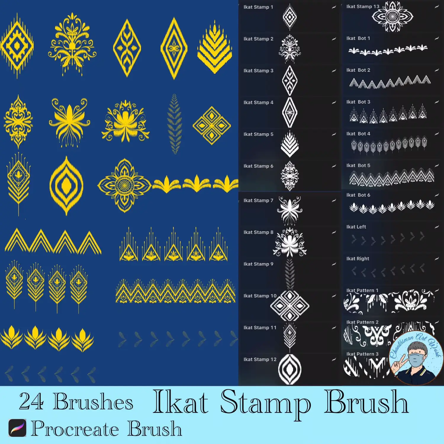 ทำมาเรื่อยๆ จนครบ7 ชุดแล้ว บรัชprocreate | แกลเลอรีที่โพสต์โดย Chanthiman | Lemon8