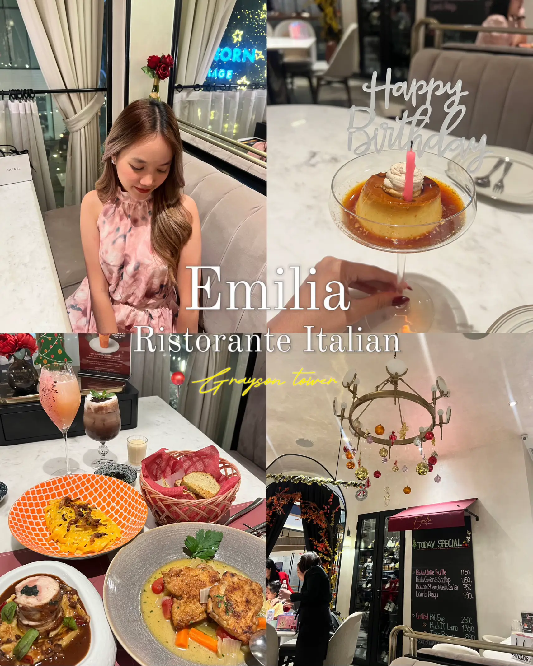 Emilia Restaurant ร้านดินเนอร์ใกล้ bts .｡ ♡ | แกลเลอรีที่โพสต์โดย ptykn ...