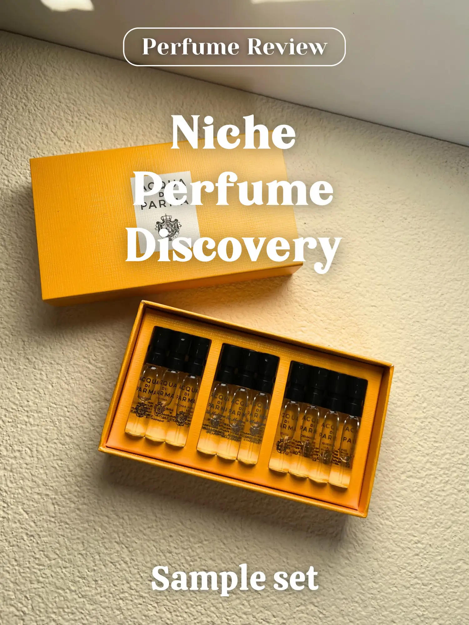 Niche Perfume Discovery Sample set | Galeri diposting oleh Victoria | Lemon8
