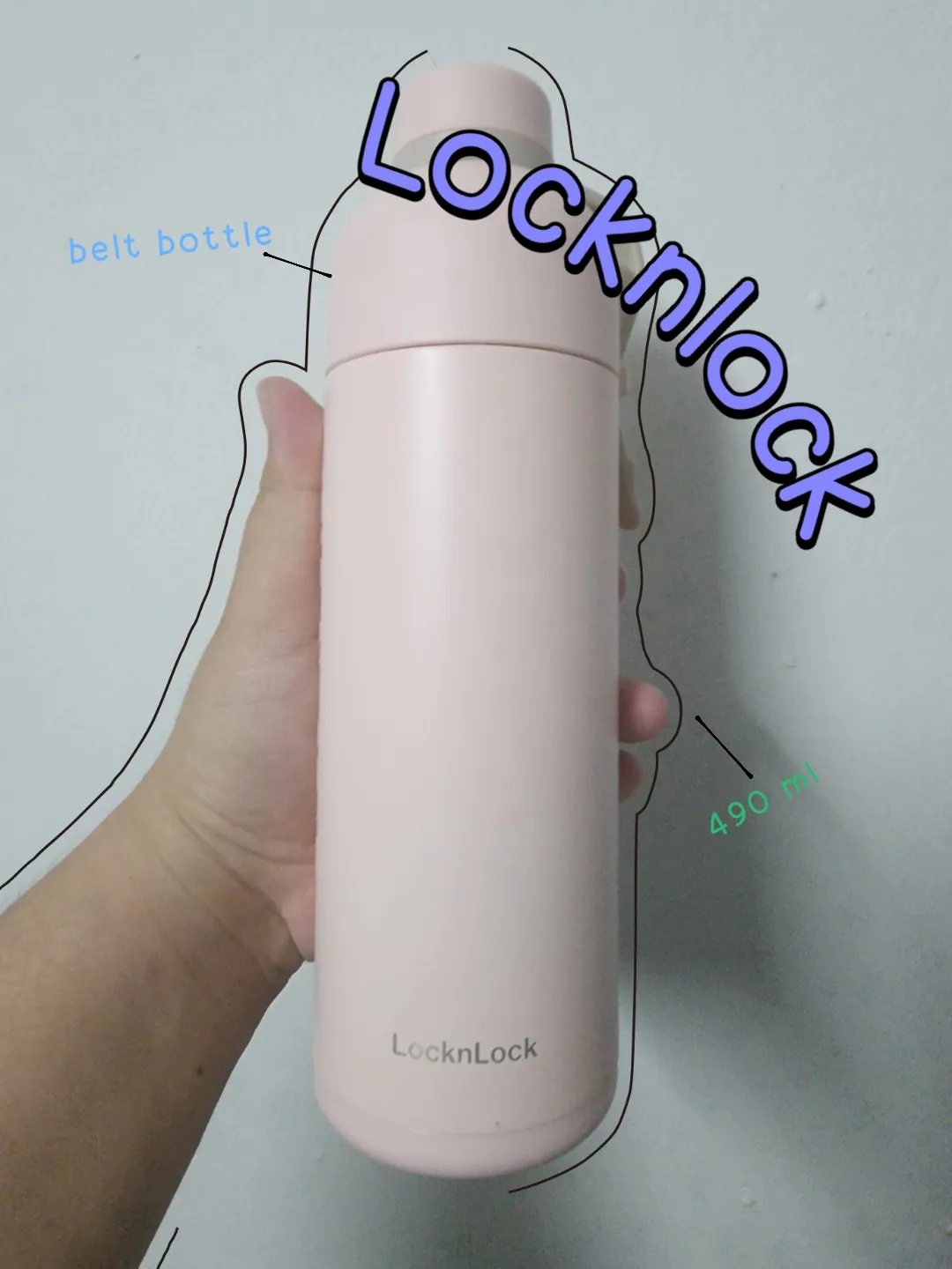 น้องคือ Locknlock รุ่น belt bottle น่ารักไม่ไหว | แกลเลอรีที่โพสต์โดย Glacier adore | Lemon8