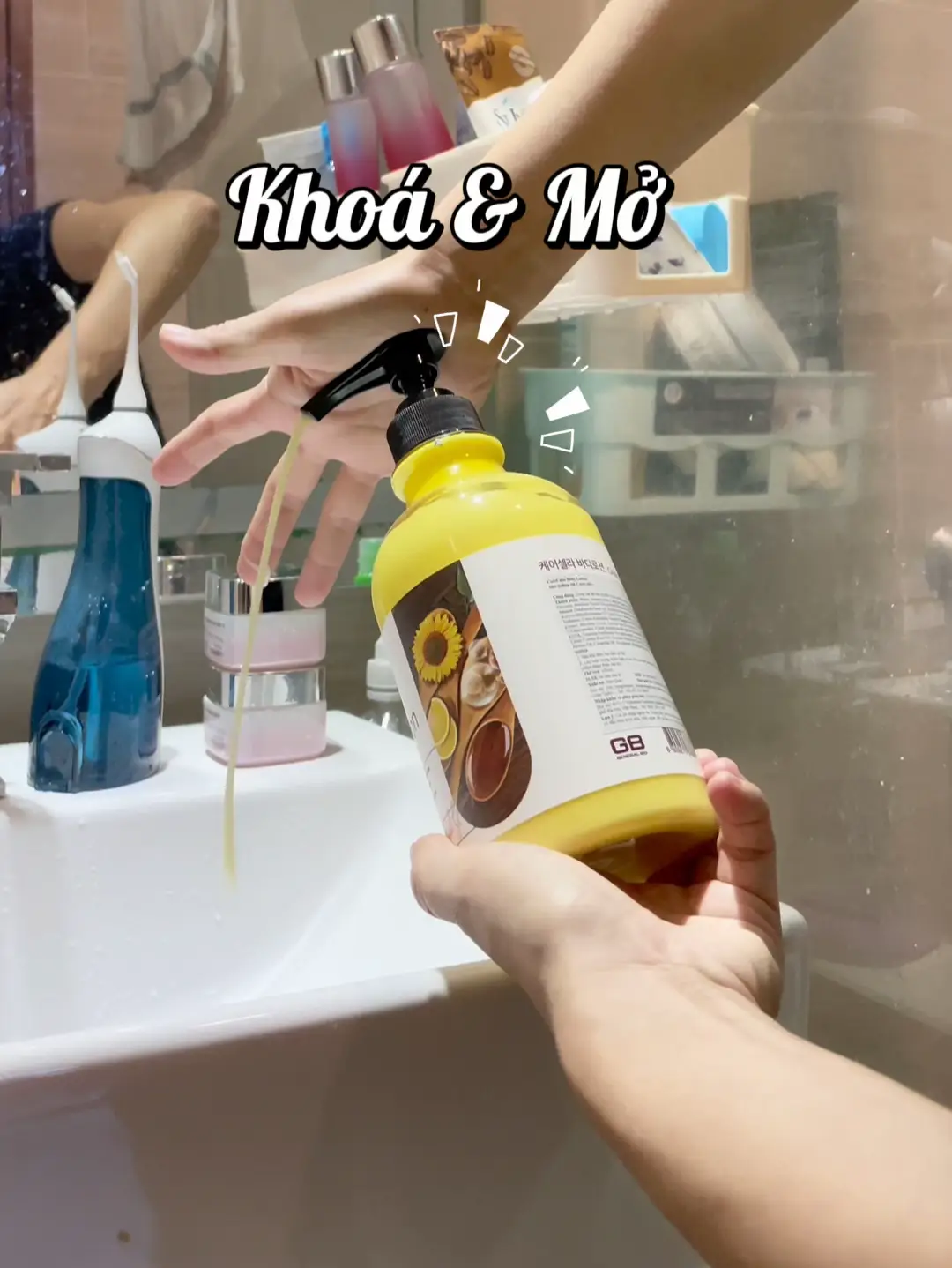 Cách Khoá Mấy Chai Mỹ Phẩm Có Vòi Nhấn | Video do Lan Anh Luxya đăng | Lemon8