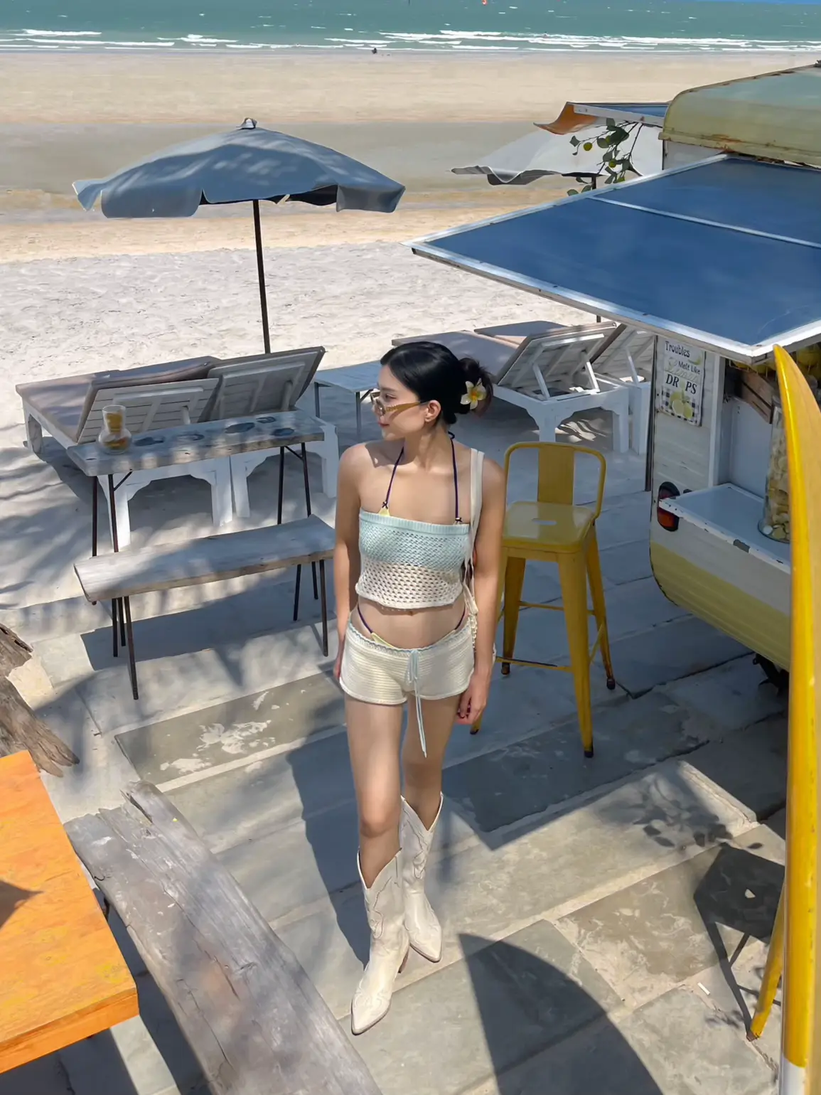 OOTD ชุดคู่กับเพื่อน pink or blue👀 | แกลเลอรีที่โพสต์โดย punch | Lemon8