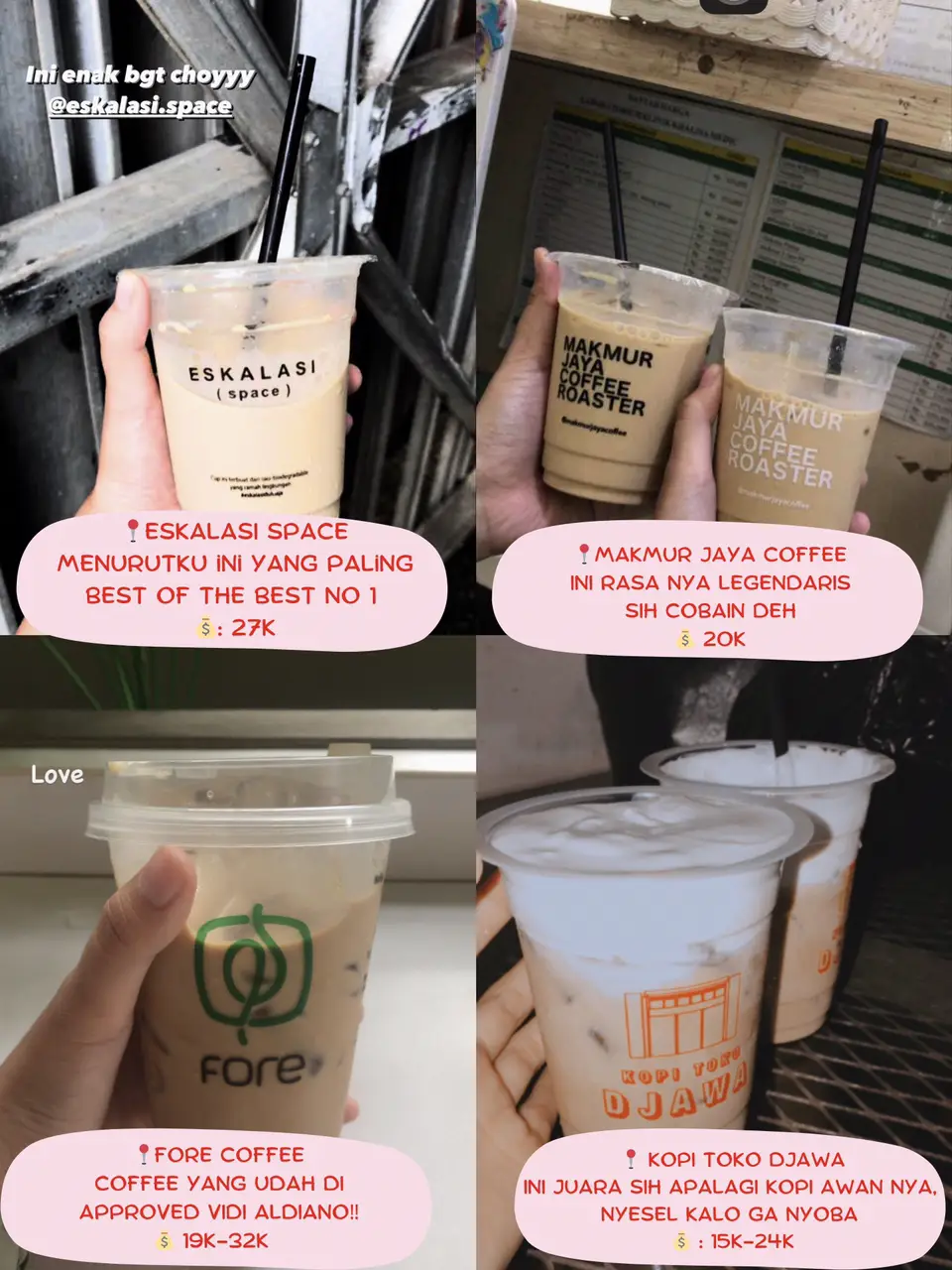 BEST OF THE BEST KOPI DI BANDUNG‼️ | Galeri diposting oleh Wulan Jamil | Lemon8