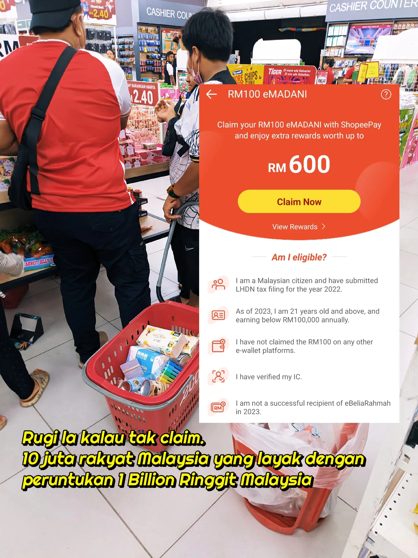 Dah Dapat RM100 eMadani? Macam Mana Nak Guna? | Galeri disiarkan oleh ...