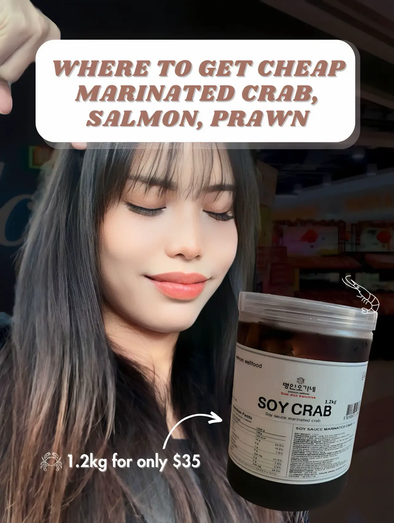 You need to buy this Korea marinated seafood 🇸🇬 | Gallery posted by Mia ...