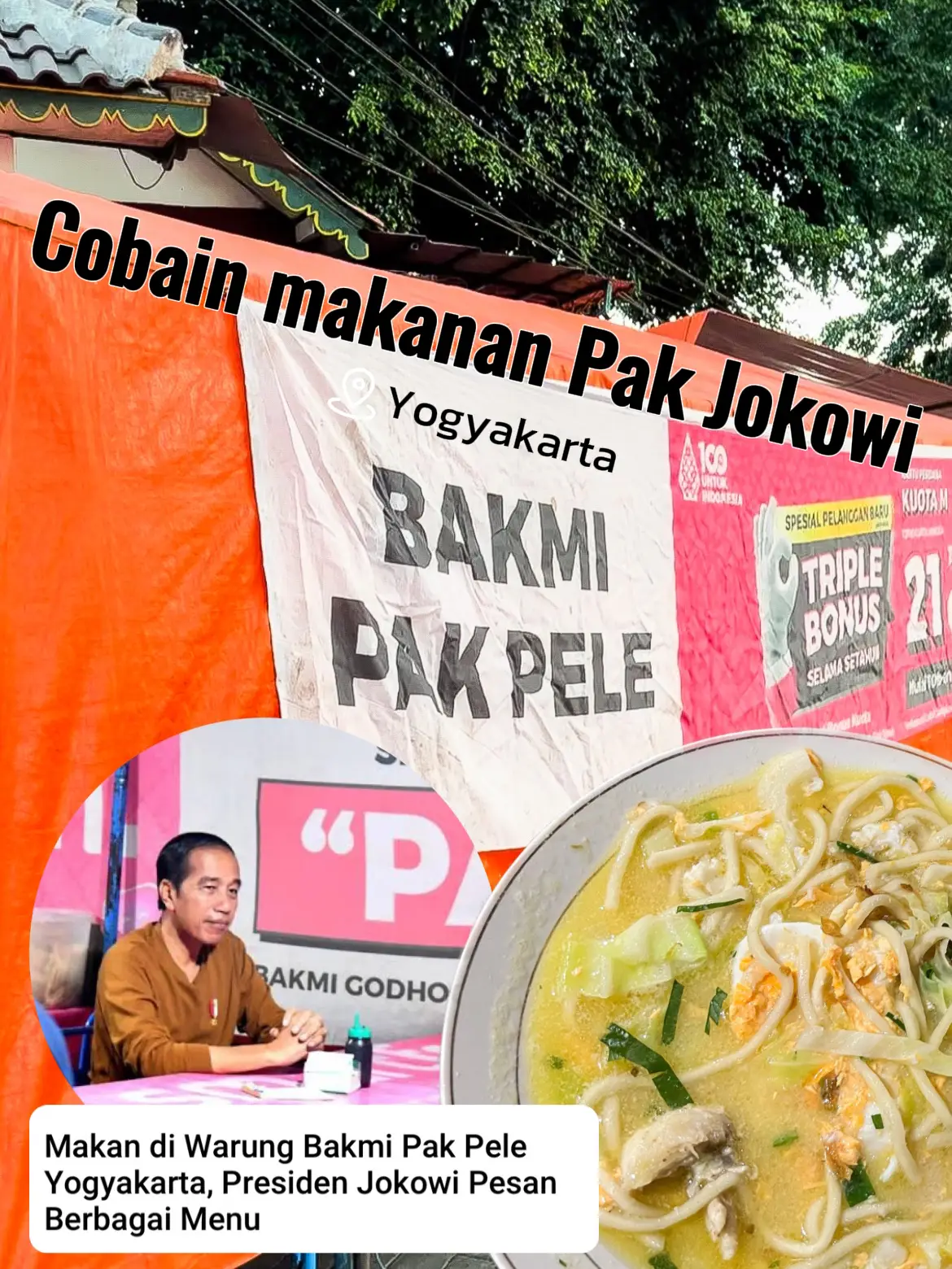 Pak Jokowi pesan 100 porsi 😱 | Video diterbitkan oleh teman_kulineran | Lemon8