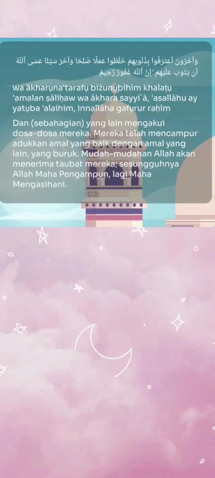 At-Tawba 102-104 | Video diterbitkan oleh Beautiful Islam | Lemon8