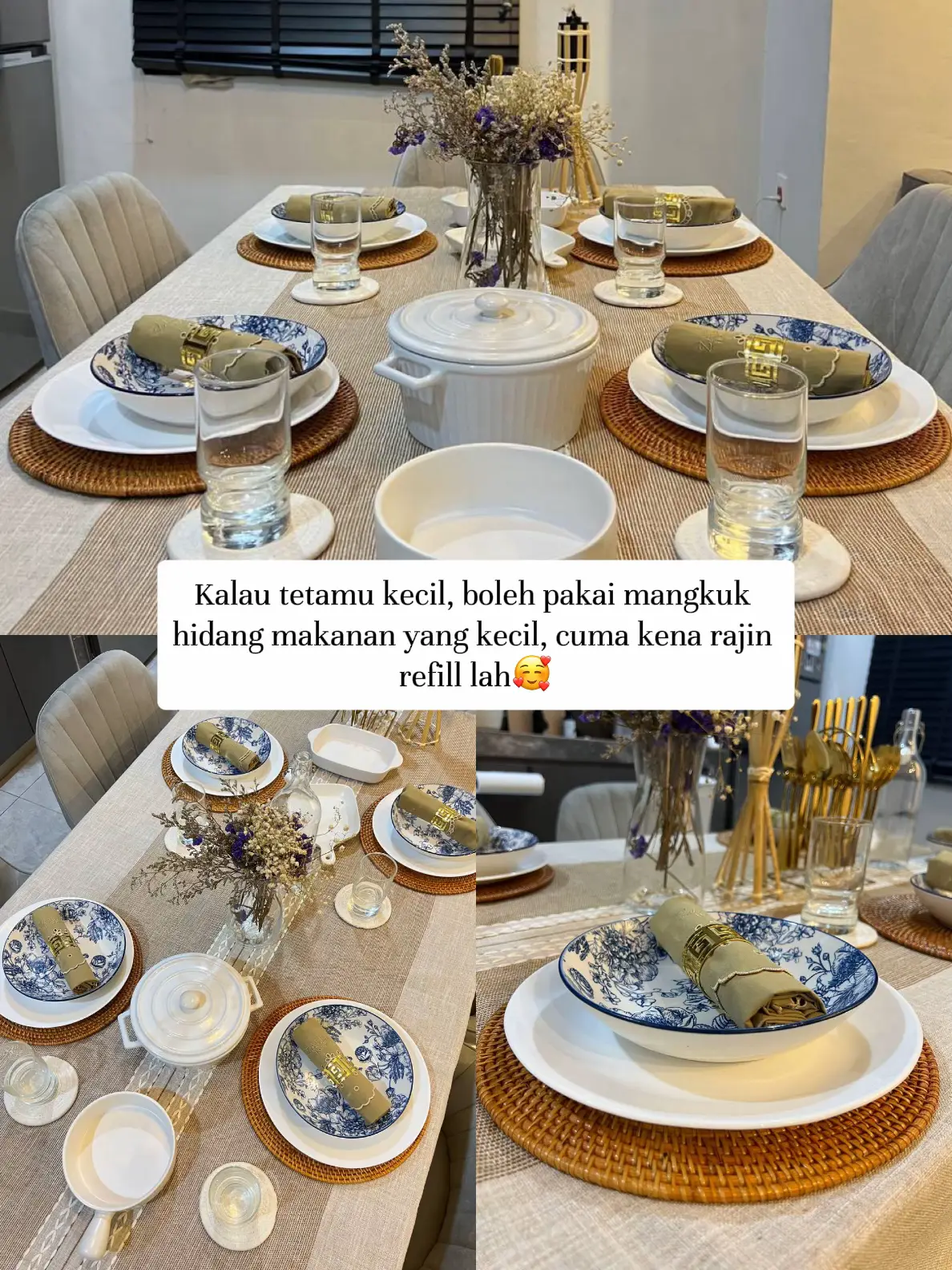 DEKORASI MEJA MAKAN DIPAGI RAYA | Galeri disiarkan oleh laikhaathome ...