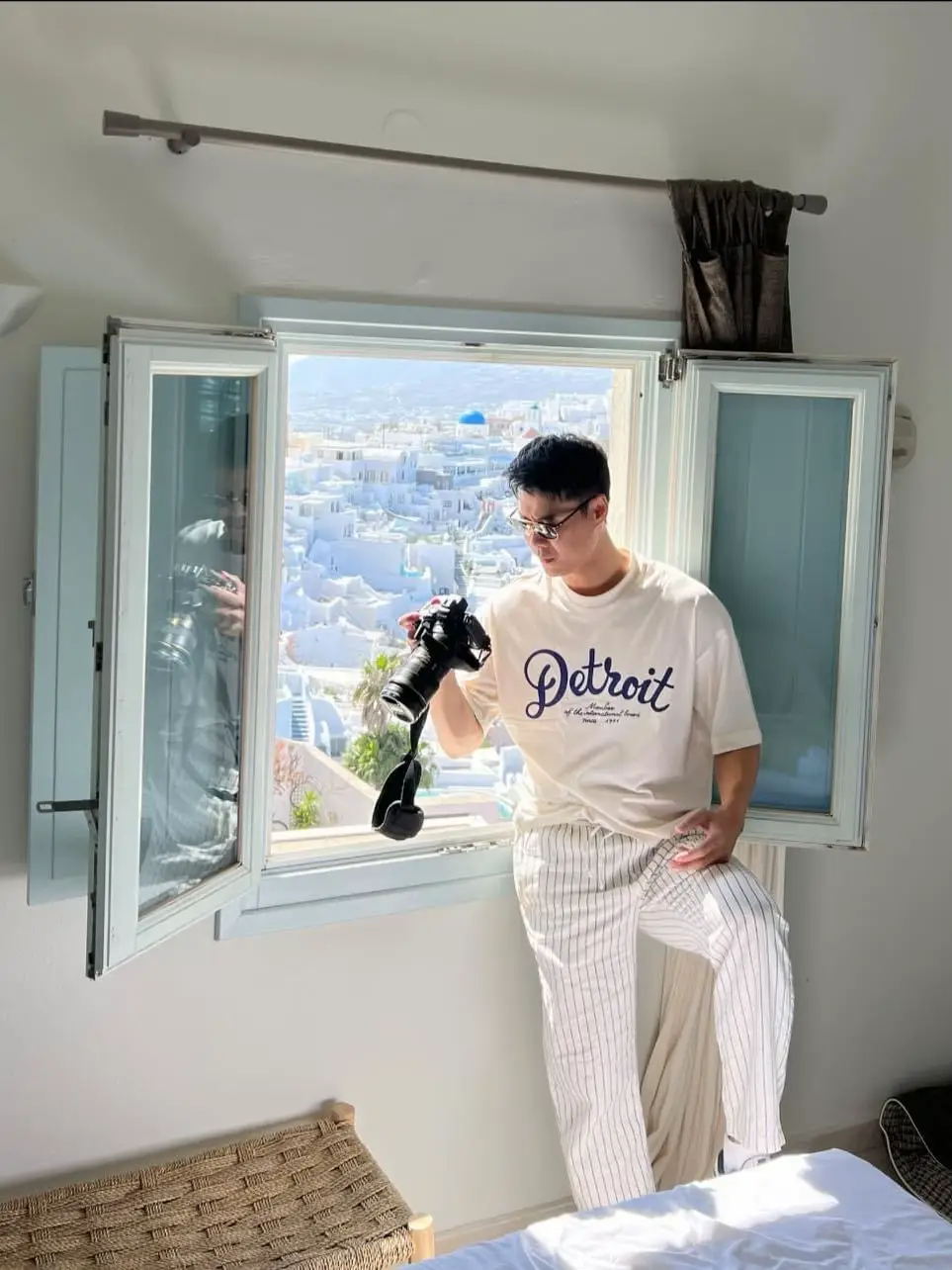 Santorini ประเทศในฝันของผม 💙 | แกลเลอรีที่โพสต์โดย WithMyShutter | Lemon8