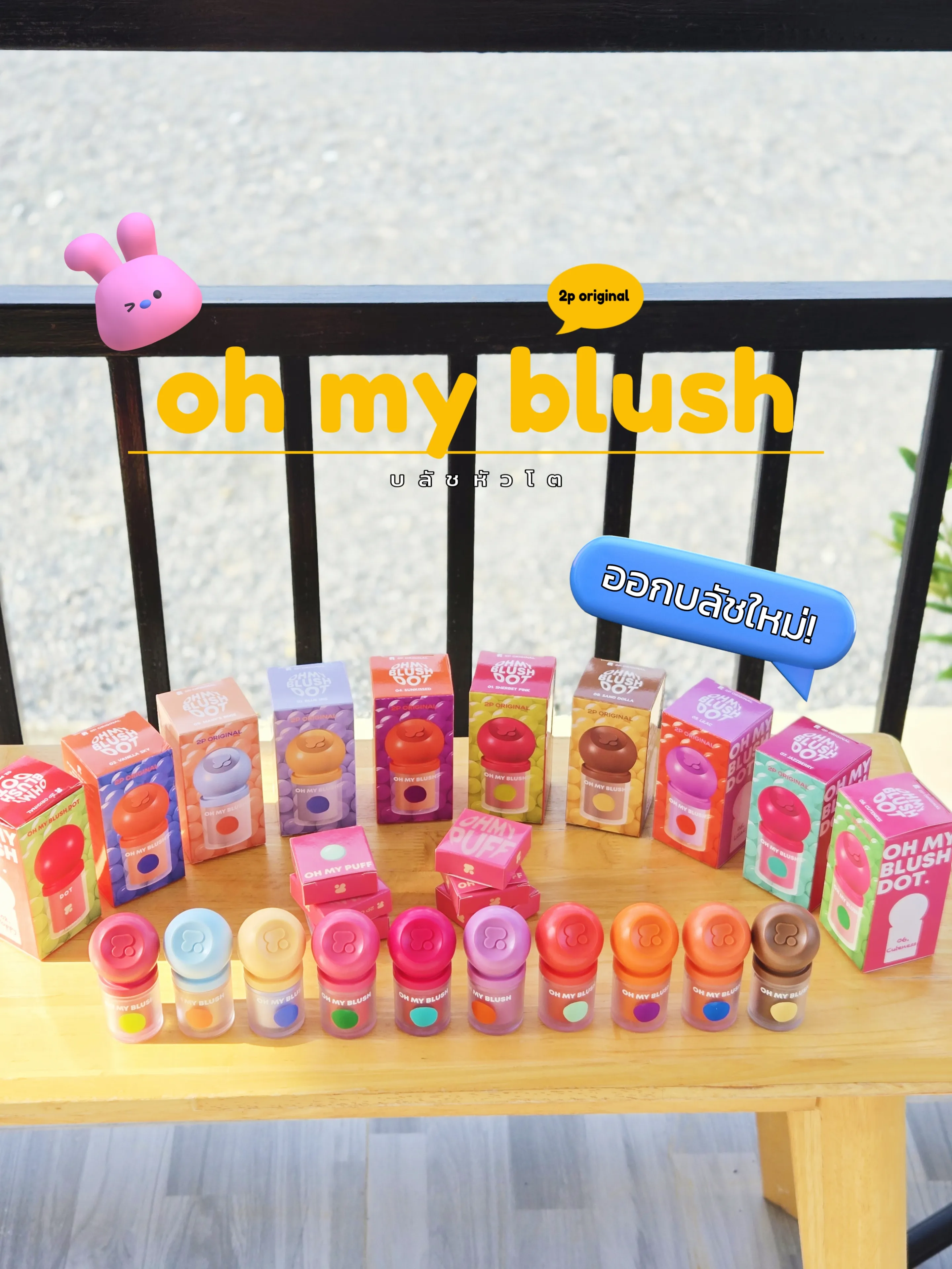 🍇 บลัชหัวโต | Oh may blush dot . | แกลเลอรีที่โพสต์โดย mewnida | Lemon8