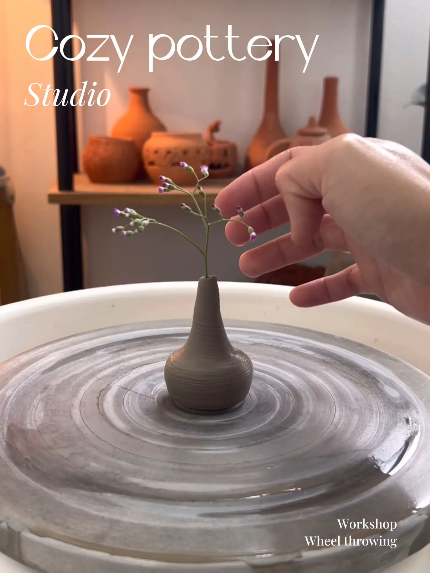 Wheel throwing | วิดีโอที่เผยแพร่โดย Happylittleart | Lemon8