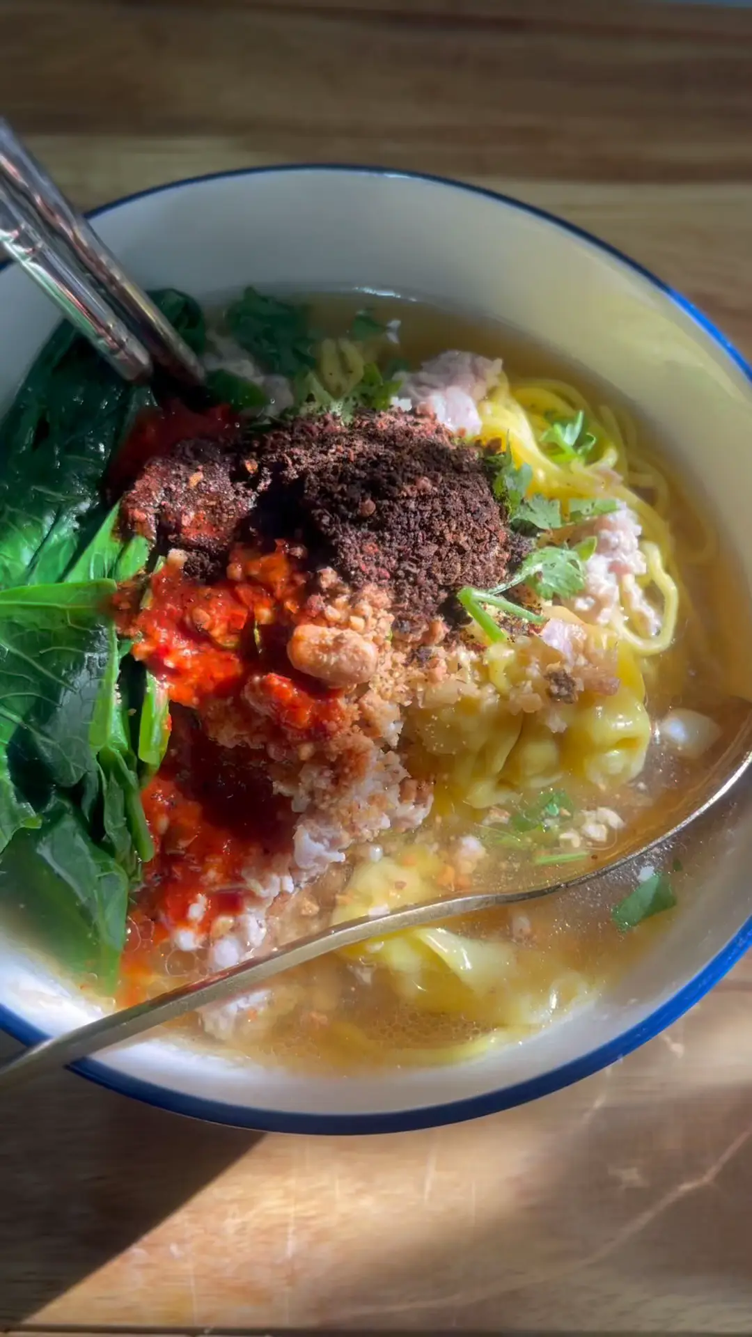 บะหมี่เกี๊ยว | วิดีโอที่เผยแพร่โดย Bake Lá Soul | Lemon8