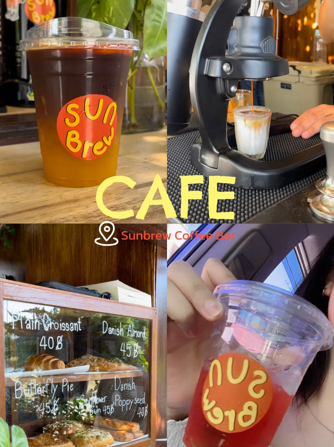 SUNBREW COFFEE BAR | แกลเลอรีที่โพสต์โดย ต๋อมแต๋ม | Lemon8