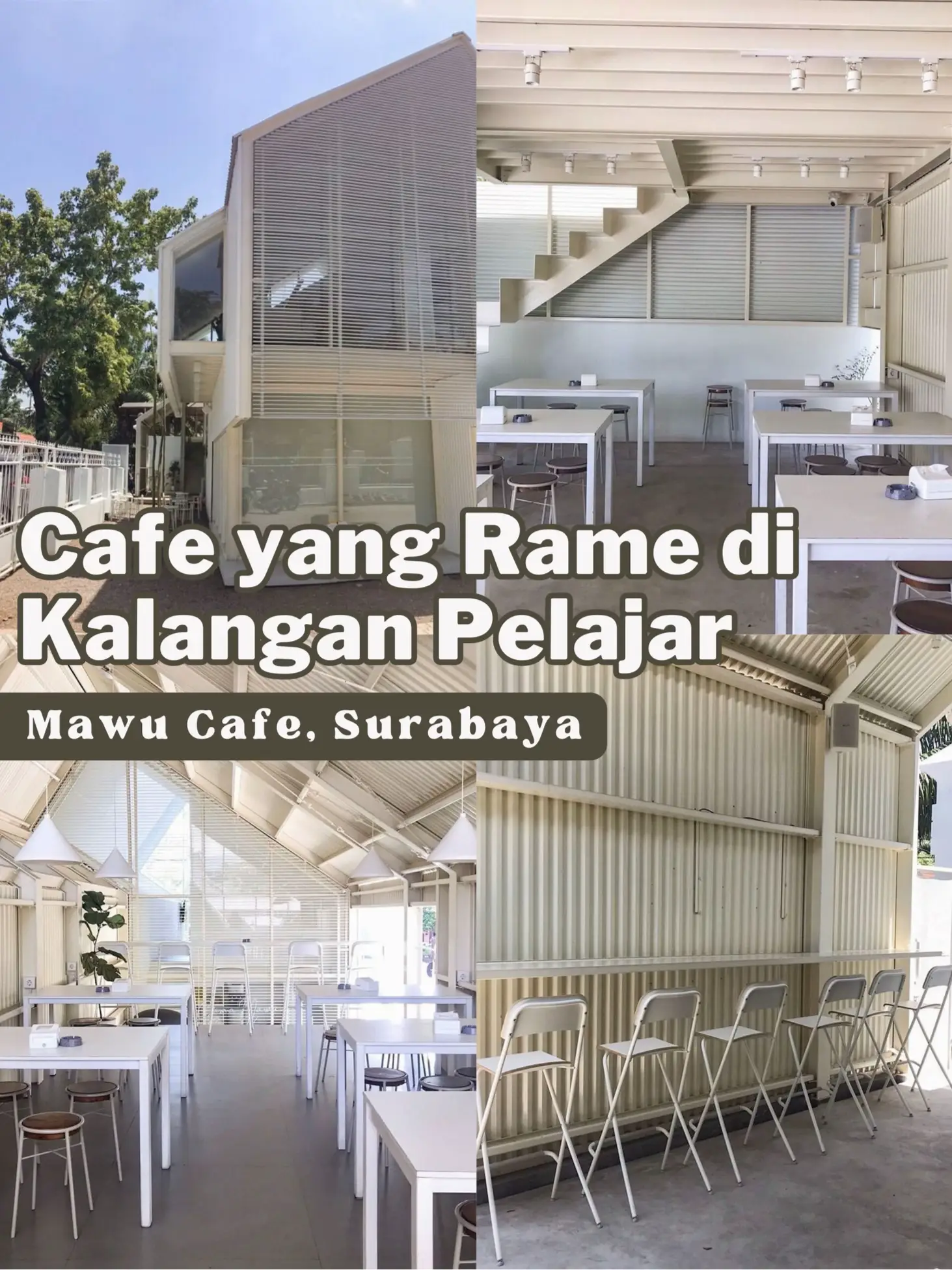 Cafe buat pelajar yang lagi viral! | Video dipublikasikan oleh hangout places | Lemon8