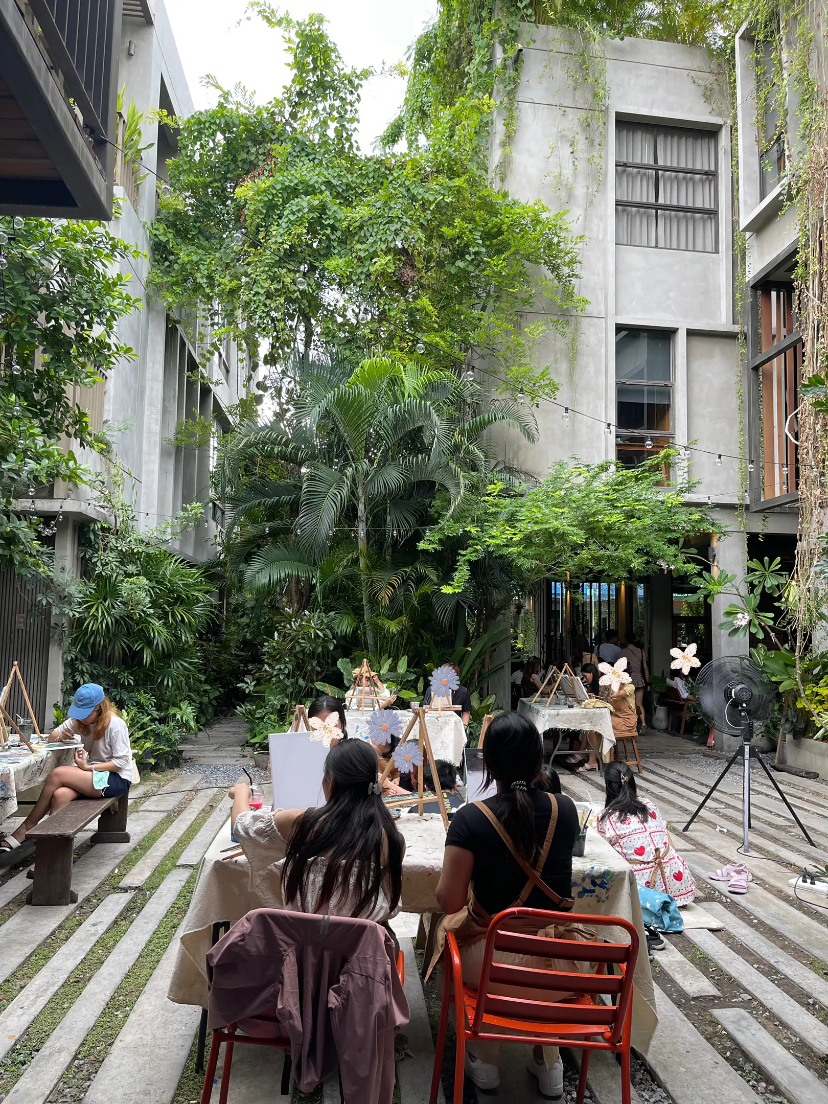 🖼️ taiban café 🪞วาดรูปแคนวาสสุดฮิต คาเฟ่ใจกลางกรุงเทพ!! | แกลเลอรีที่ ...