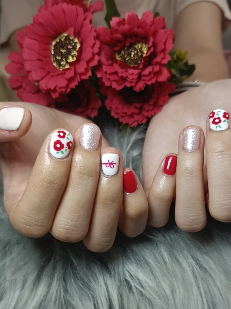 เพ้นเล็บน่ารักๆ😍 | วิดีโอที่เผยแพร่โดย mali nail | Lemon8