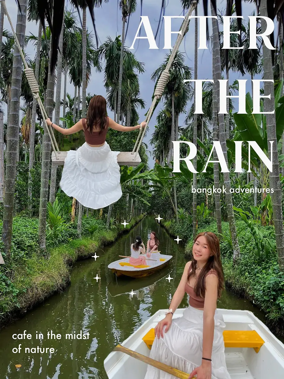 WE GET TO RIDE SAMPAN IN A CAFE? 🇹🇭 *super pretty* | Gallery posted by celeste 。･:* ♡ | Lemon8