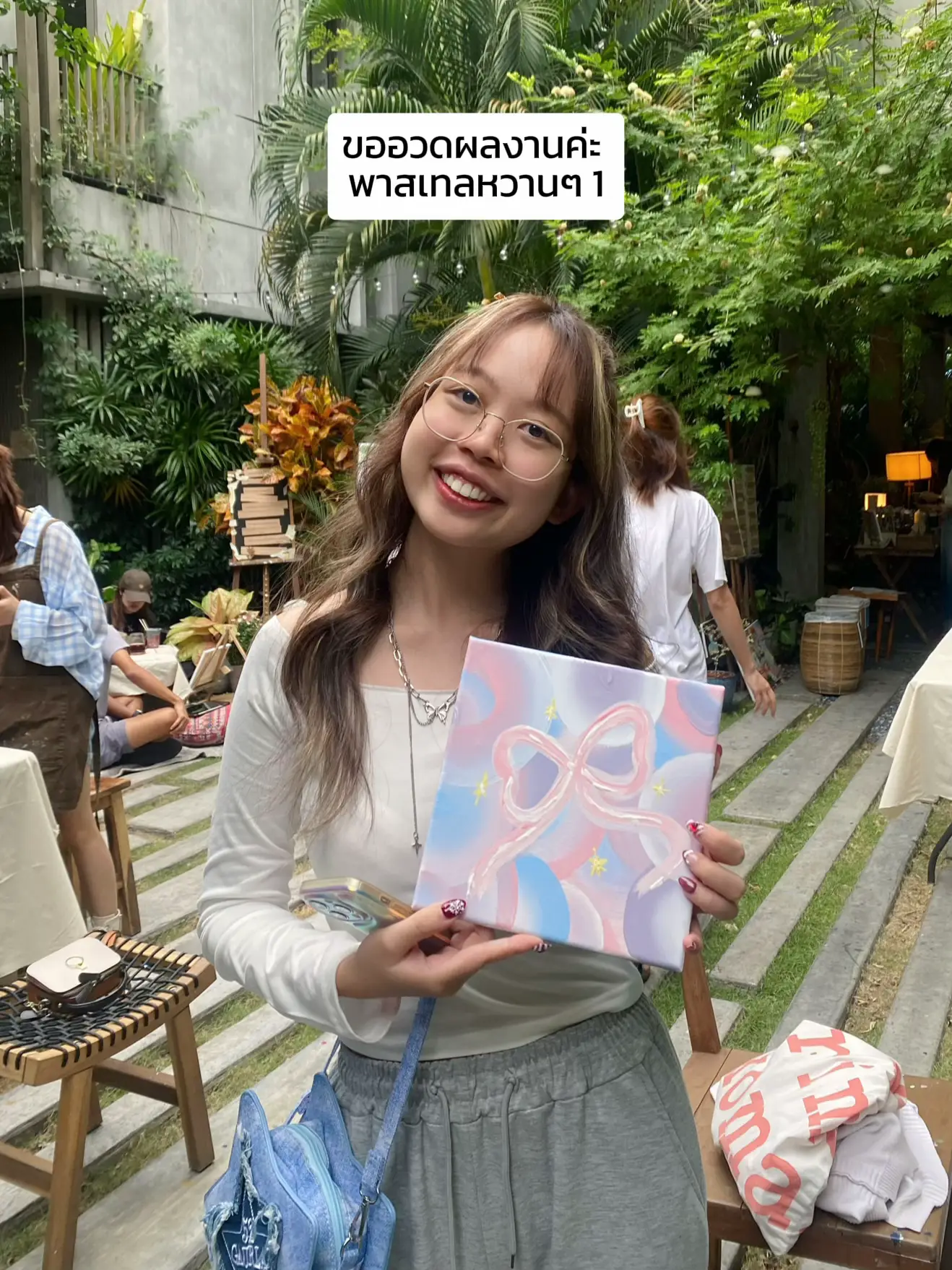 TAIBAN คาเฟ่เพ้นท์รูป 200 บาท ใกล้ MRT! 👩‍🎨🖼️ | แกลเลอรีที่โพสต์โดย 🌈Happy Mill🌈 | Lemon8