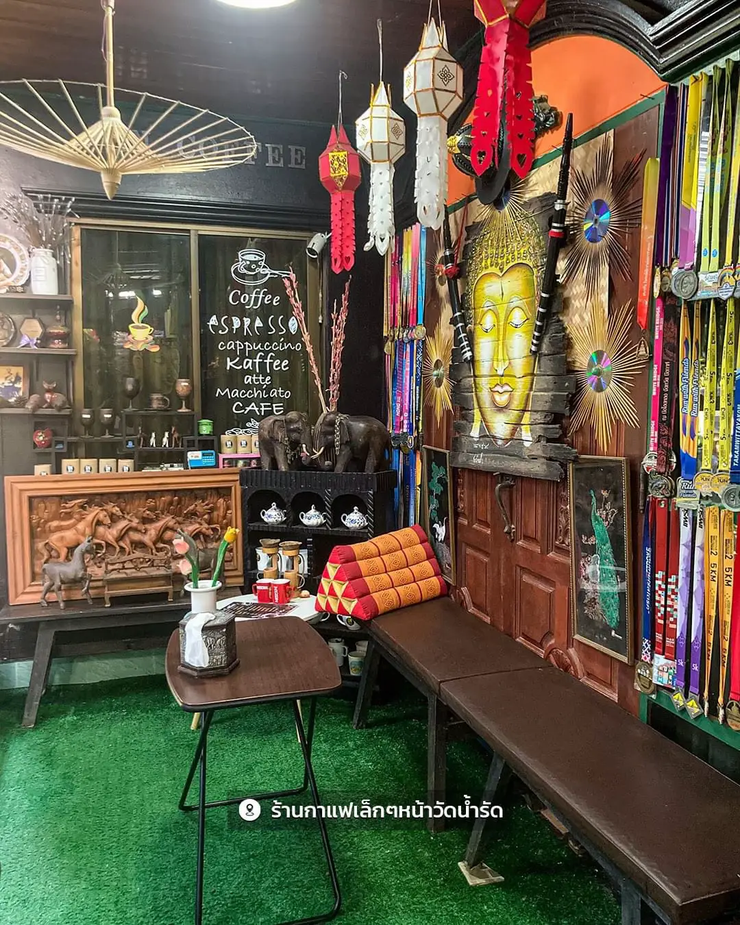 GN Coffee Mon. Spreadは、水帯寺の前にある小さなコーヒーショップです。 | GNCoffee จ.แพร่が投稿したフォトブック | Lemon8