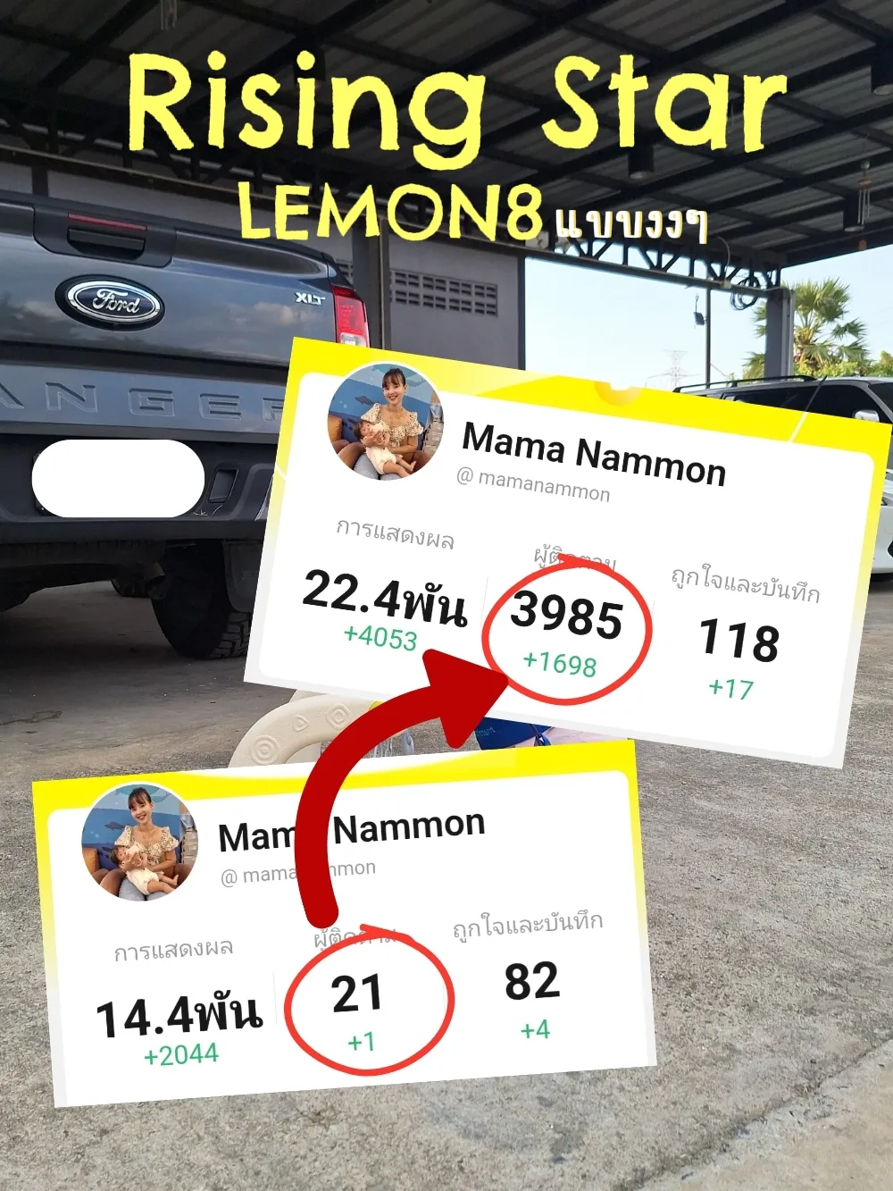 เมื่อฉันได้เป็นRising Starแบบงงๆ🍋 | แกลเลอรีที่โพสต์โดย Mama Nammon | Lemon8