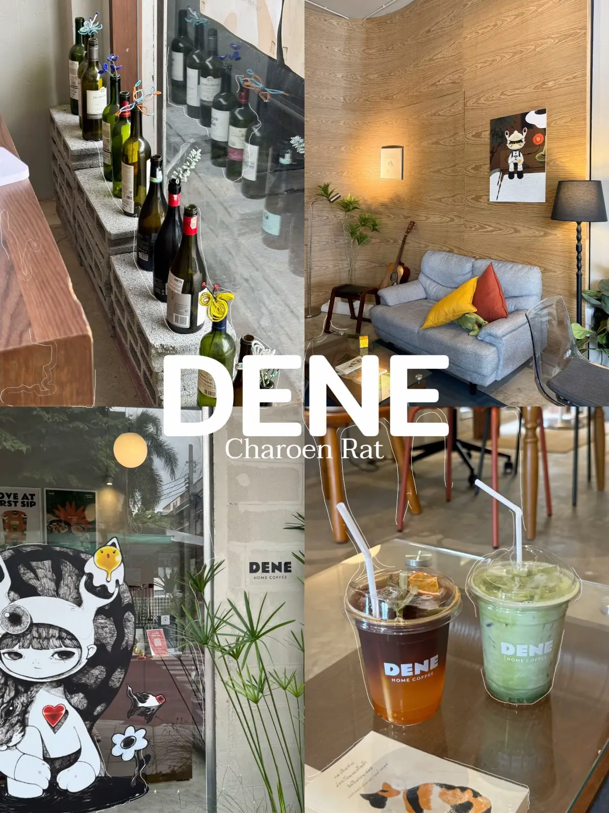 DENE คาเฟ่สงบๆย่านเจริญรัถ คลองสาน ใกล้ไอคอนสยาม🪑📚🪴 | แกลเลอรีที่โพสต์ ...