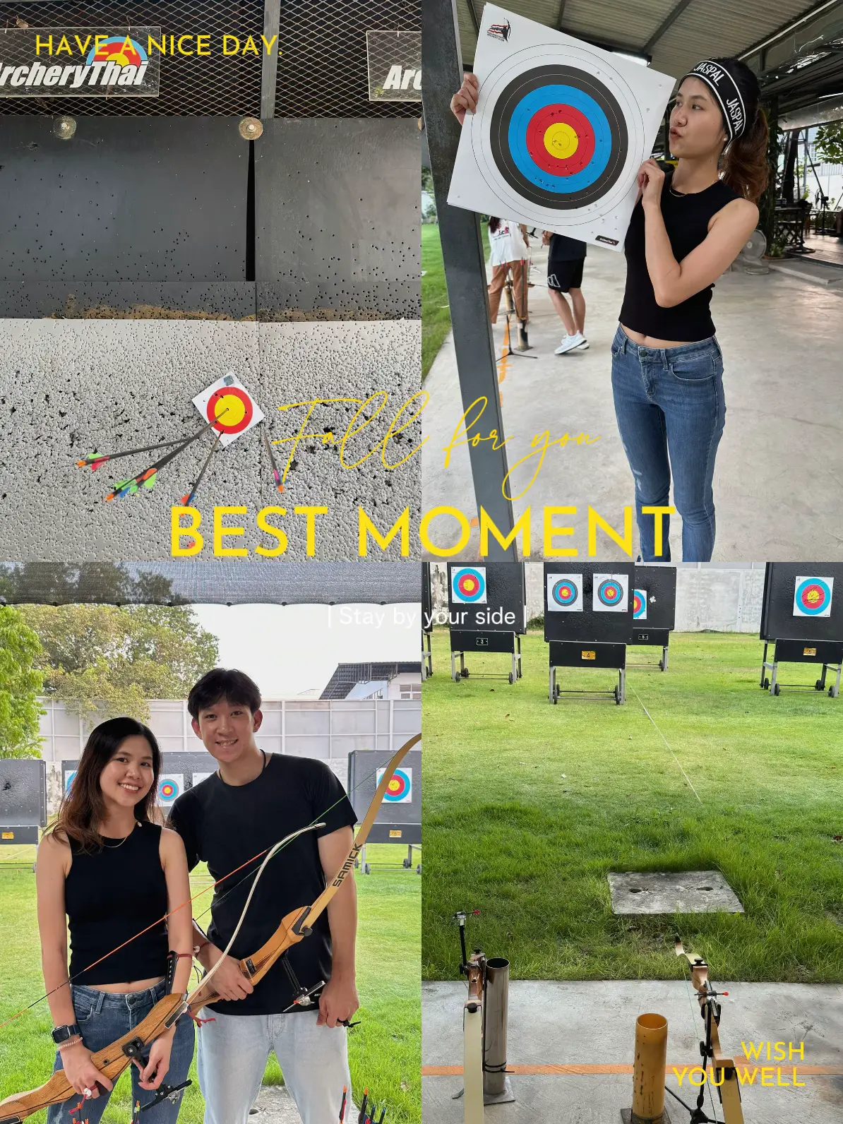 ลองยิงธนูครั้งแรก @Archerythai🎯 | แกลเลอรีที่โพสต์โดย ไปกับแฟน | Lemon8