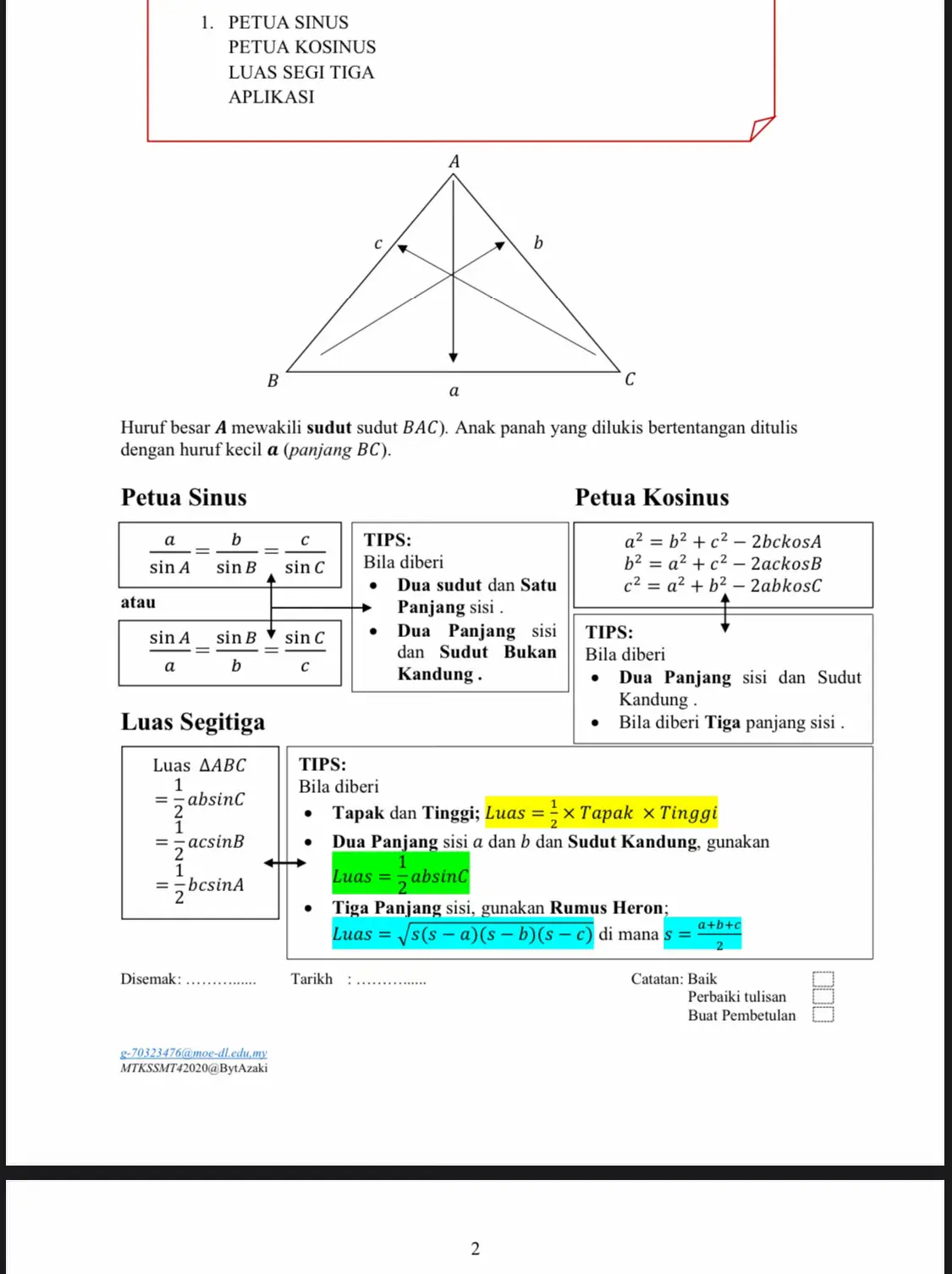 NOTA ADD MATH FORM 4 (PART 3) | Galeri disiarkan oleh qayyumdontcare | Lemon8
